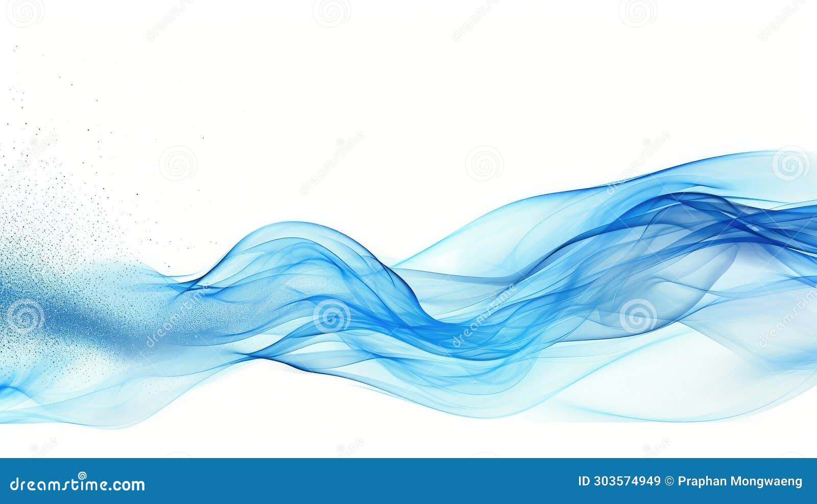 Blue Abstract Wave with White Background Stock Image - Image of design ...