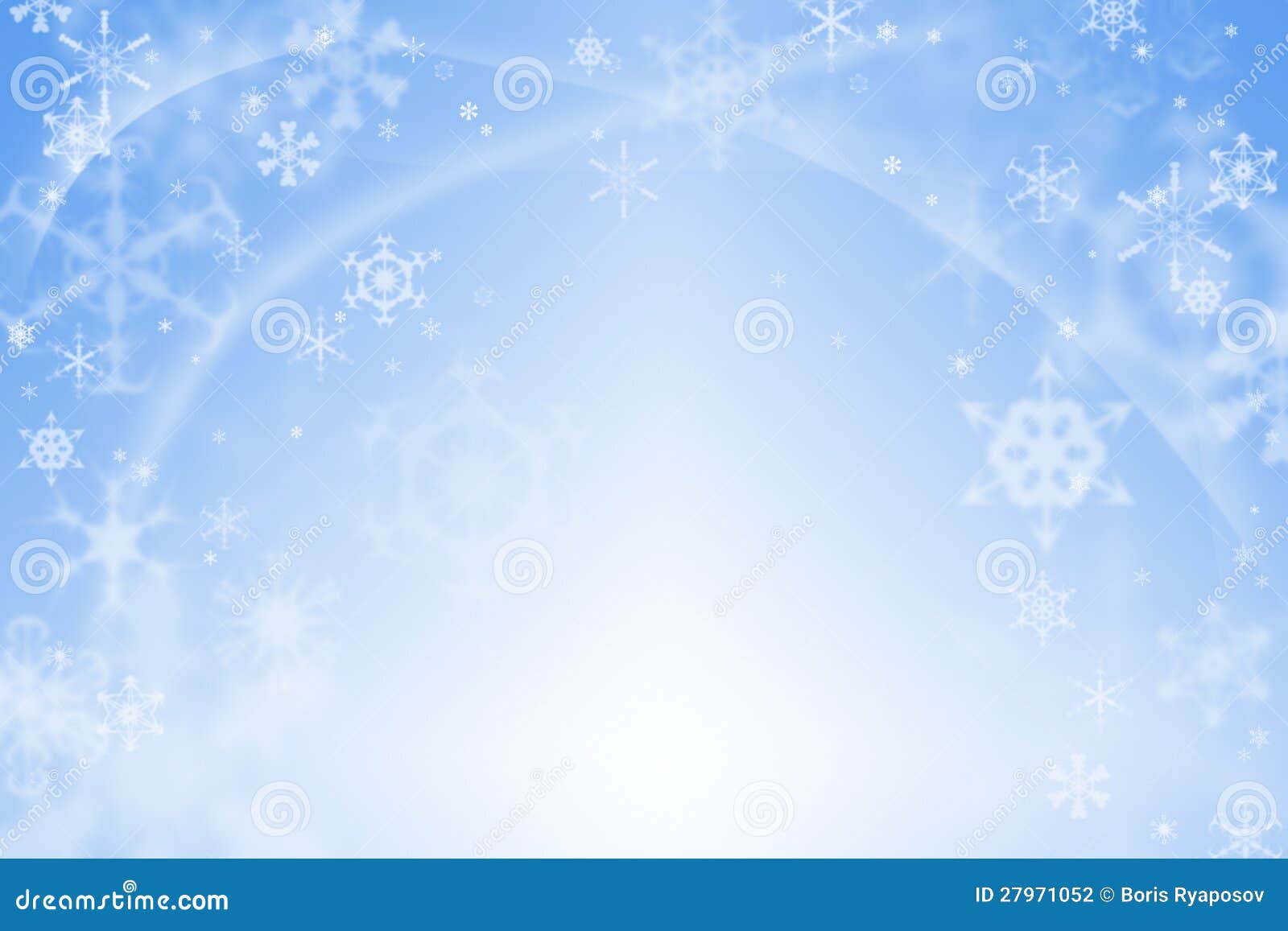 Blue Abstract Winter Background Stock Illustration - Illustration of ...