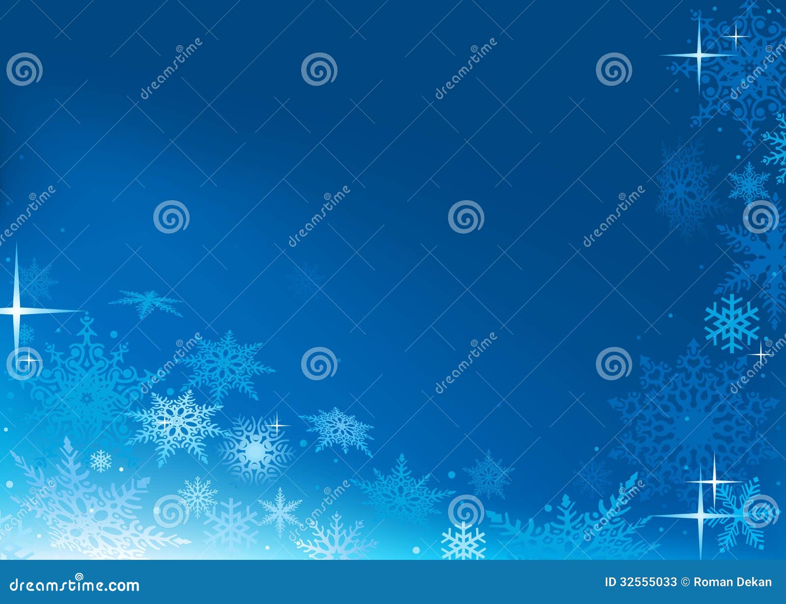 Blue Abstract Xmas Background Stock Vector - Illustration of blue ...
