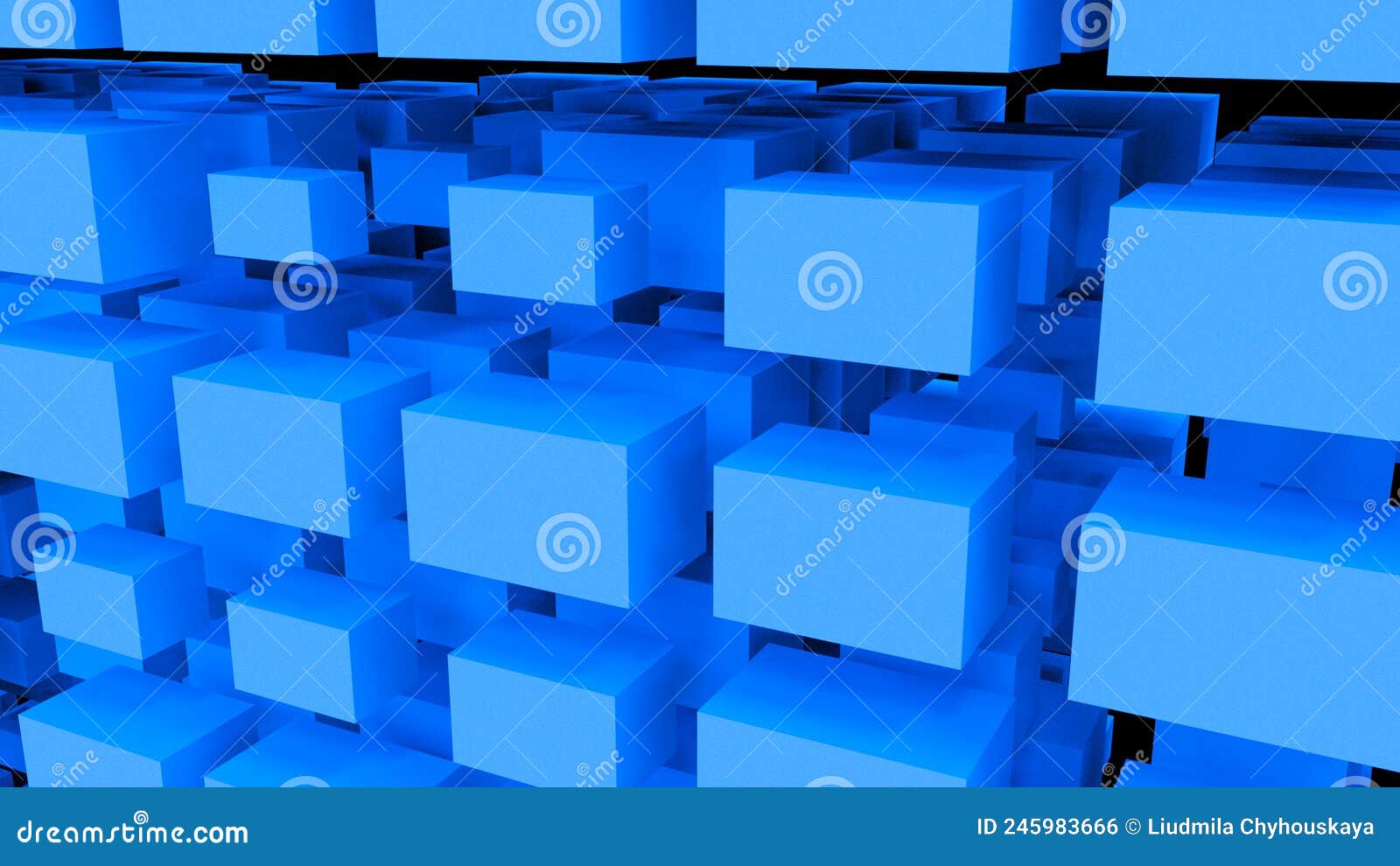 Blue Abstraction with a Large Number of Rectangular Cubes. Abstract ...