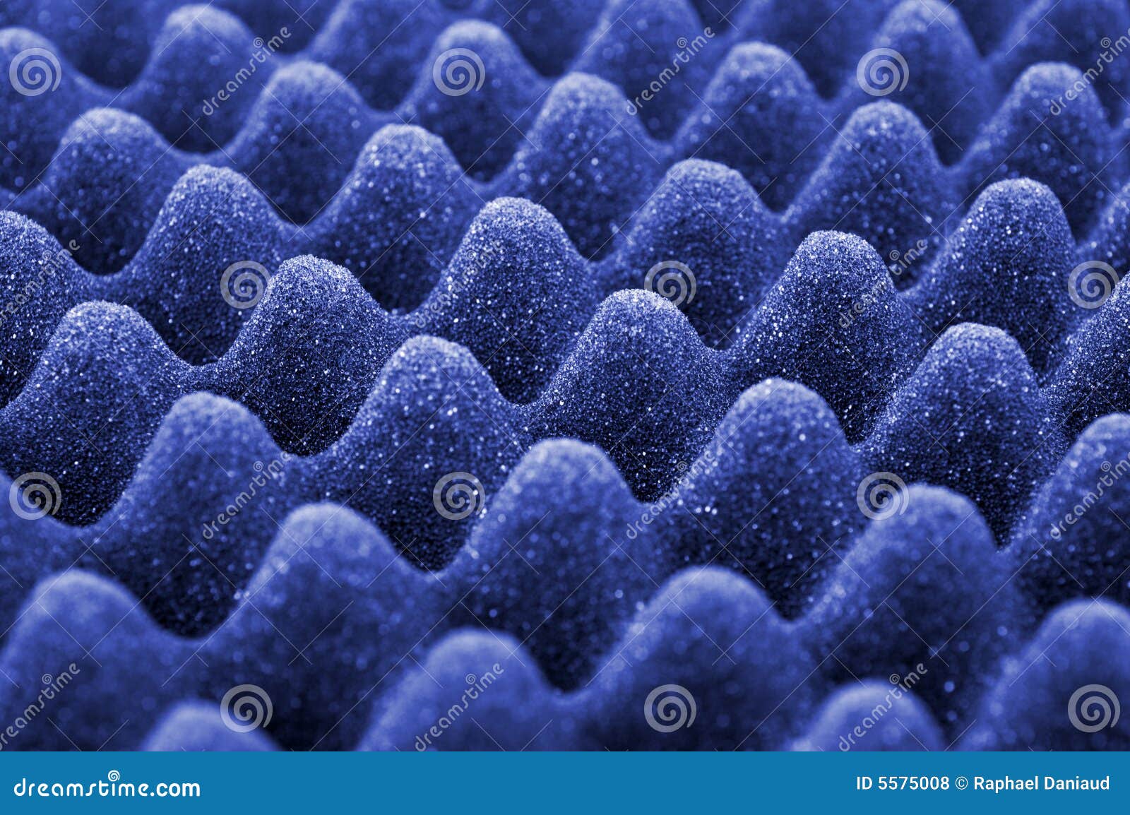Blue acoustic foam stock photo. Image of abstract, studio - 5575008