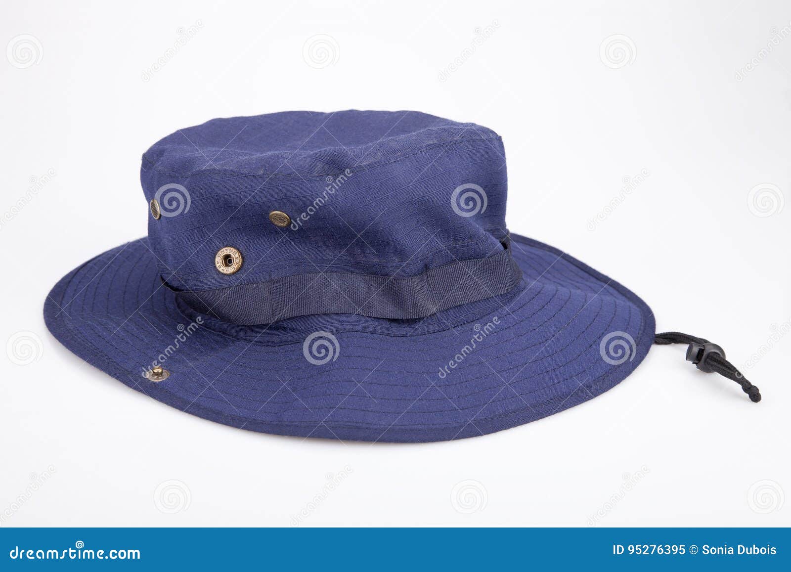 Blue adventure hat stock image. Image of clothing, outback - 95276395