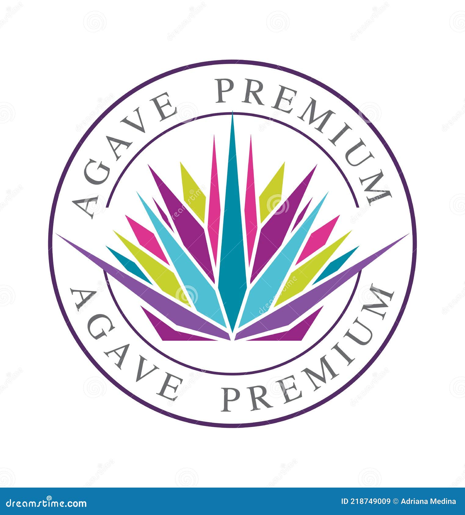 Tequila agave logo design stock vector. Illustration of agavoideae ...