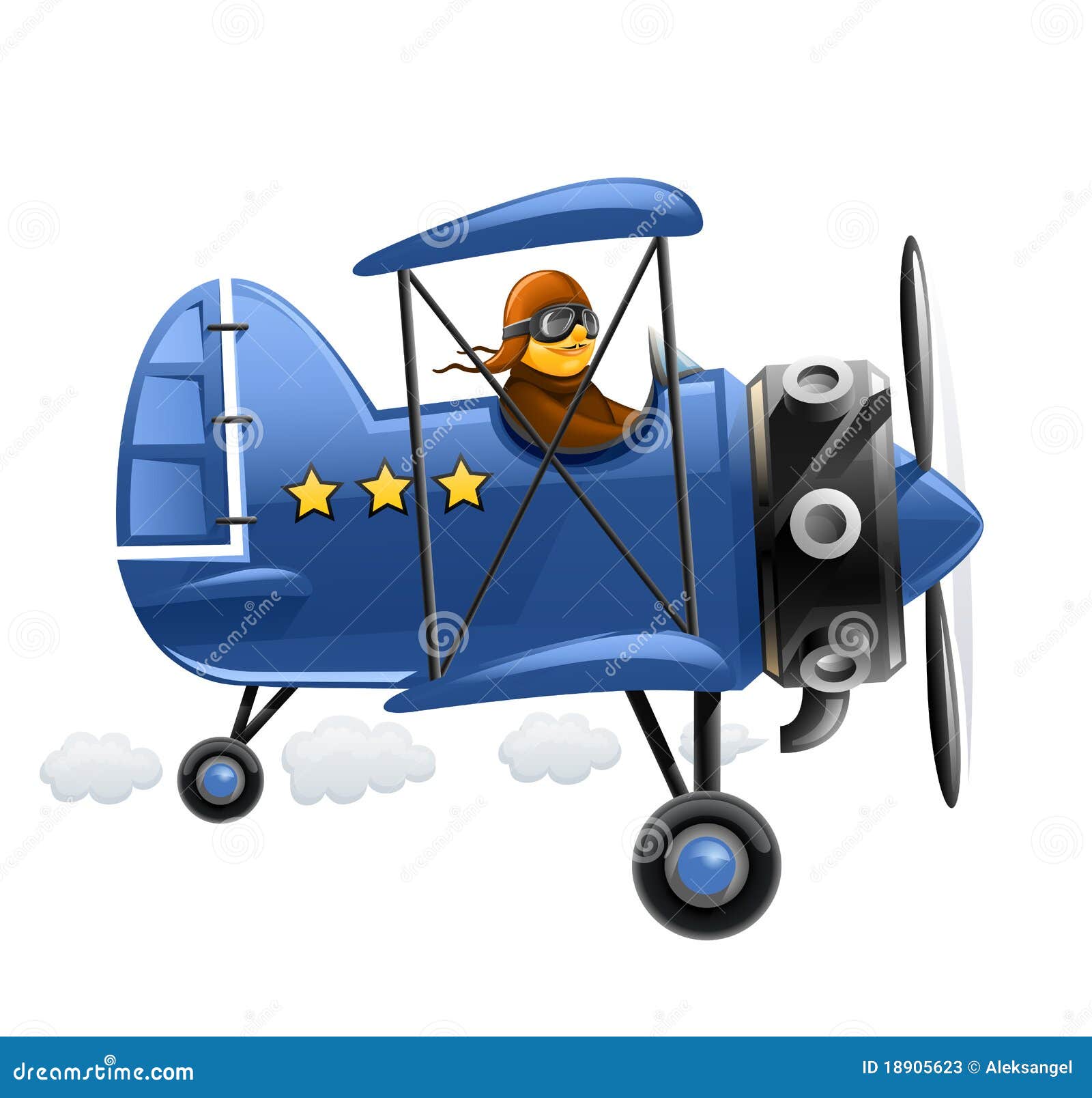 Airplane Pilot Hand Welcome Cartoon Character Aircraft Captain In ...