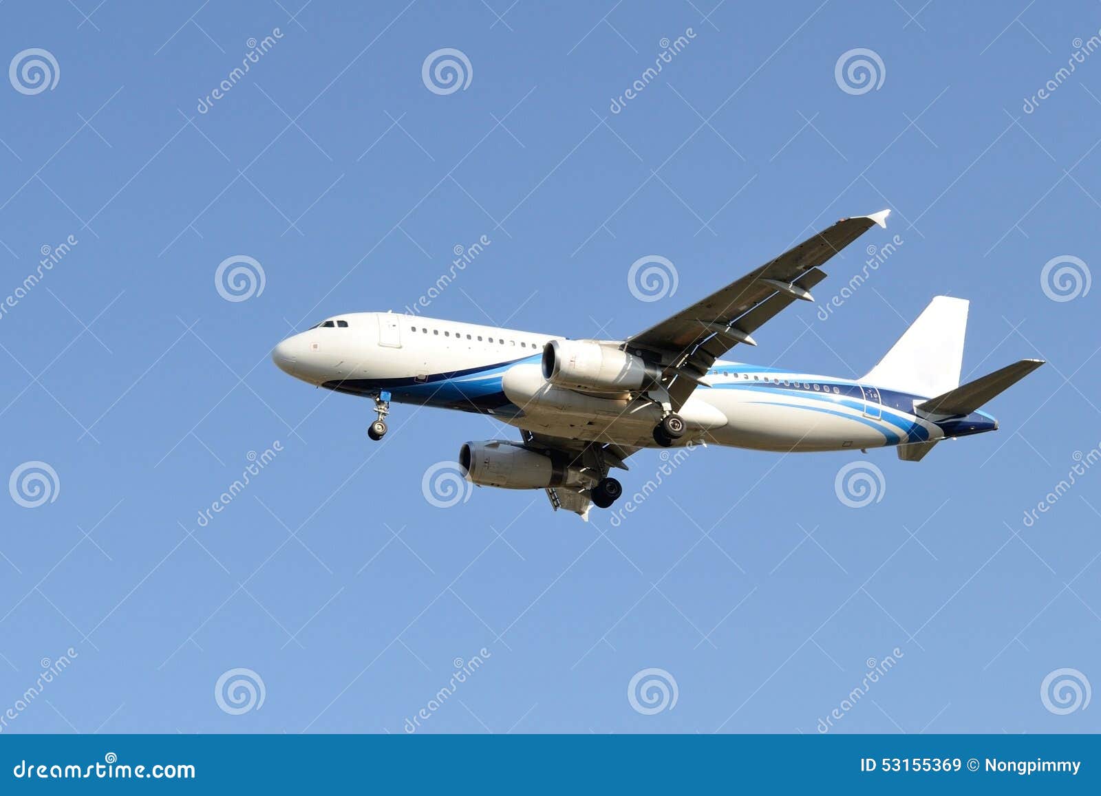 Blue Airplane stock image. Image of white, plane, import - 53155369