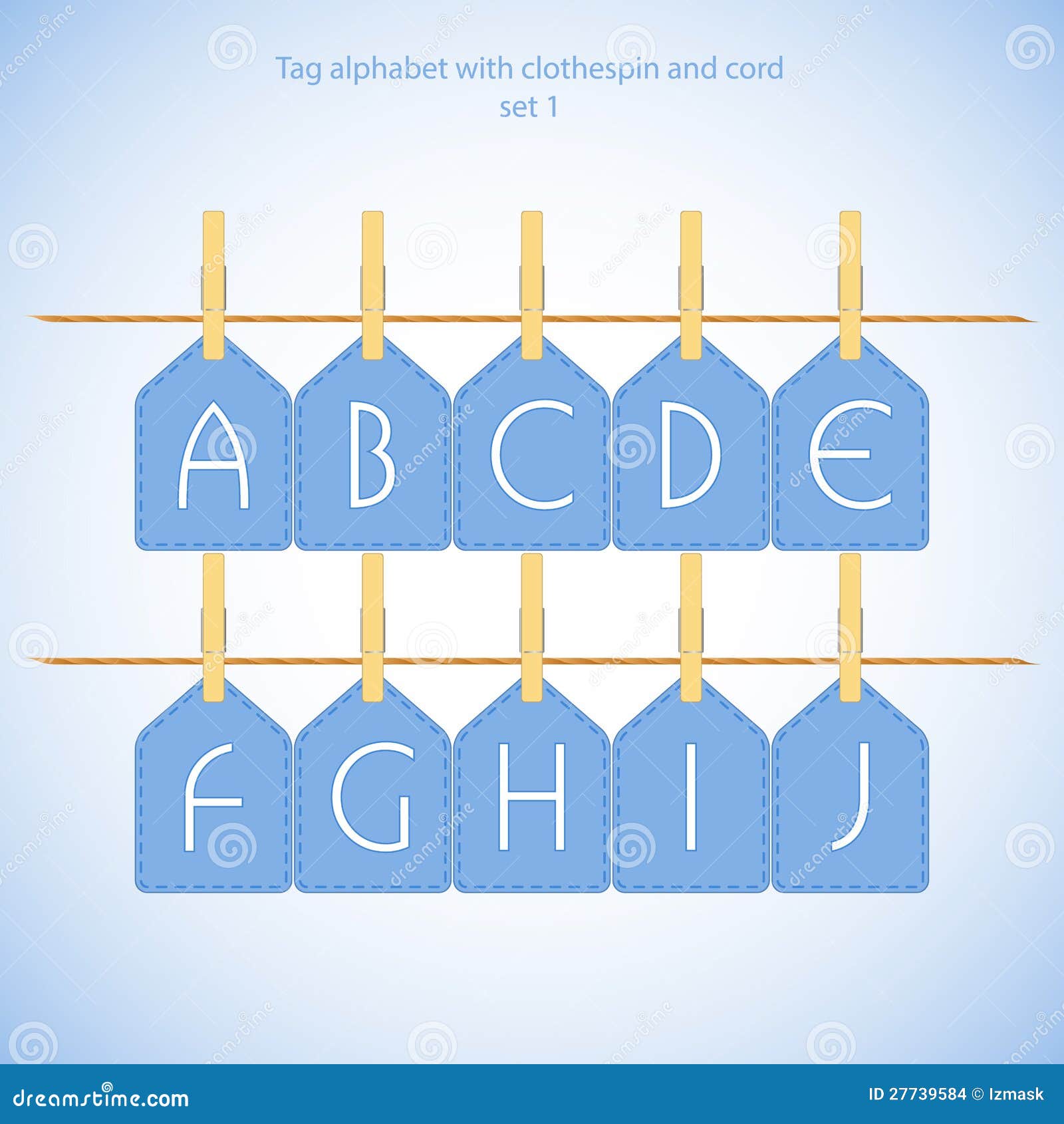 Blue alphabet set vol.1 stock vector. Illustration of character - 27739584