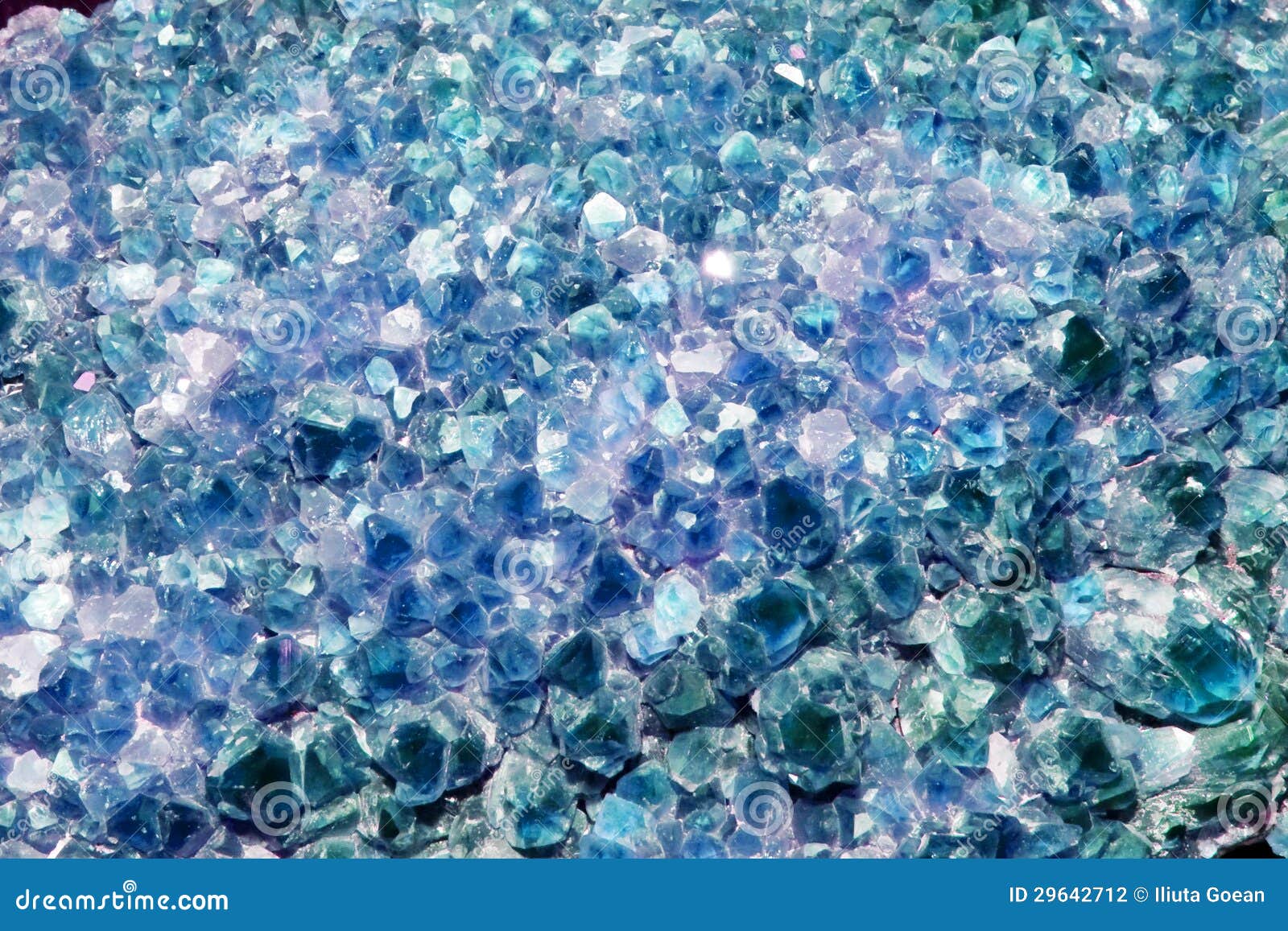 Blue Amethyst Cluster Background Stock Photo - Image of quartz ...