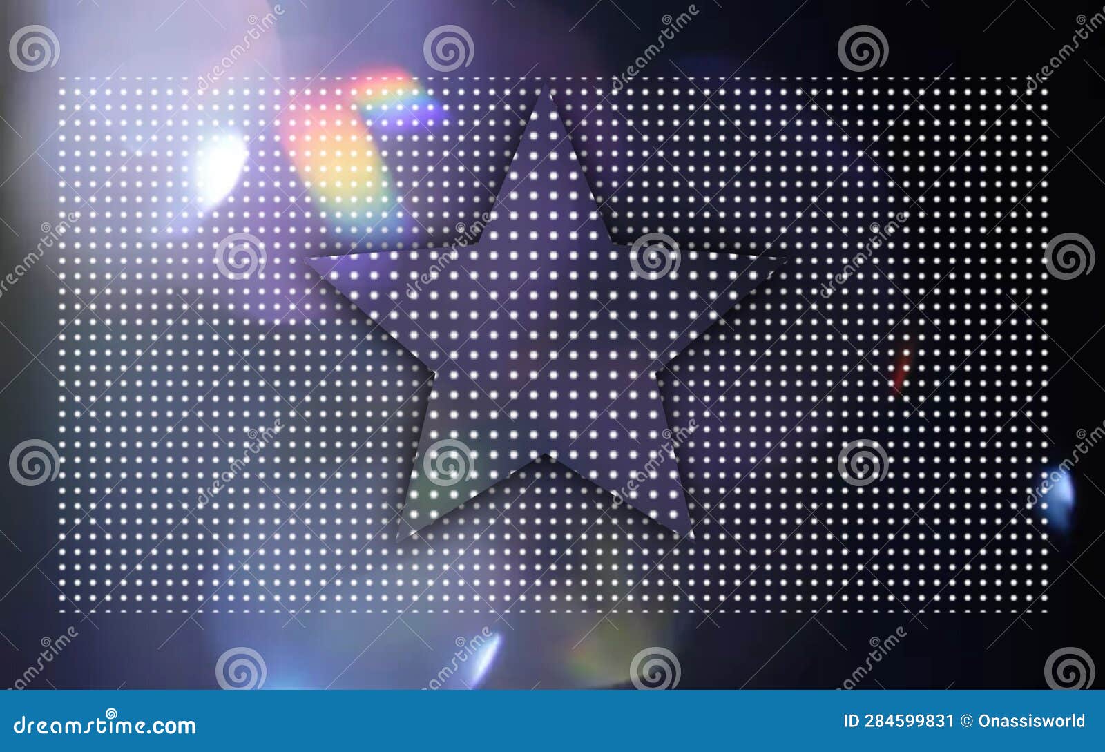 Blue Anamorphic Light Abstract Background Shapes and Blurs Stock Image ...