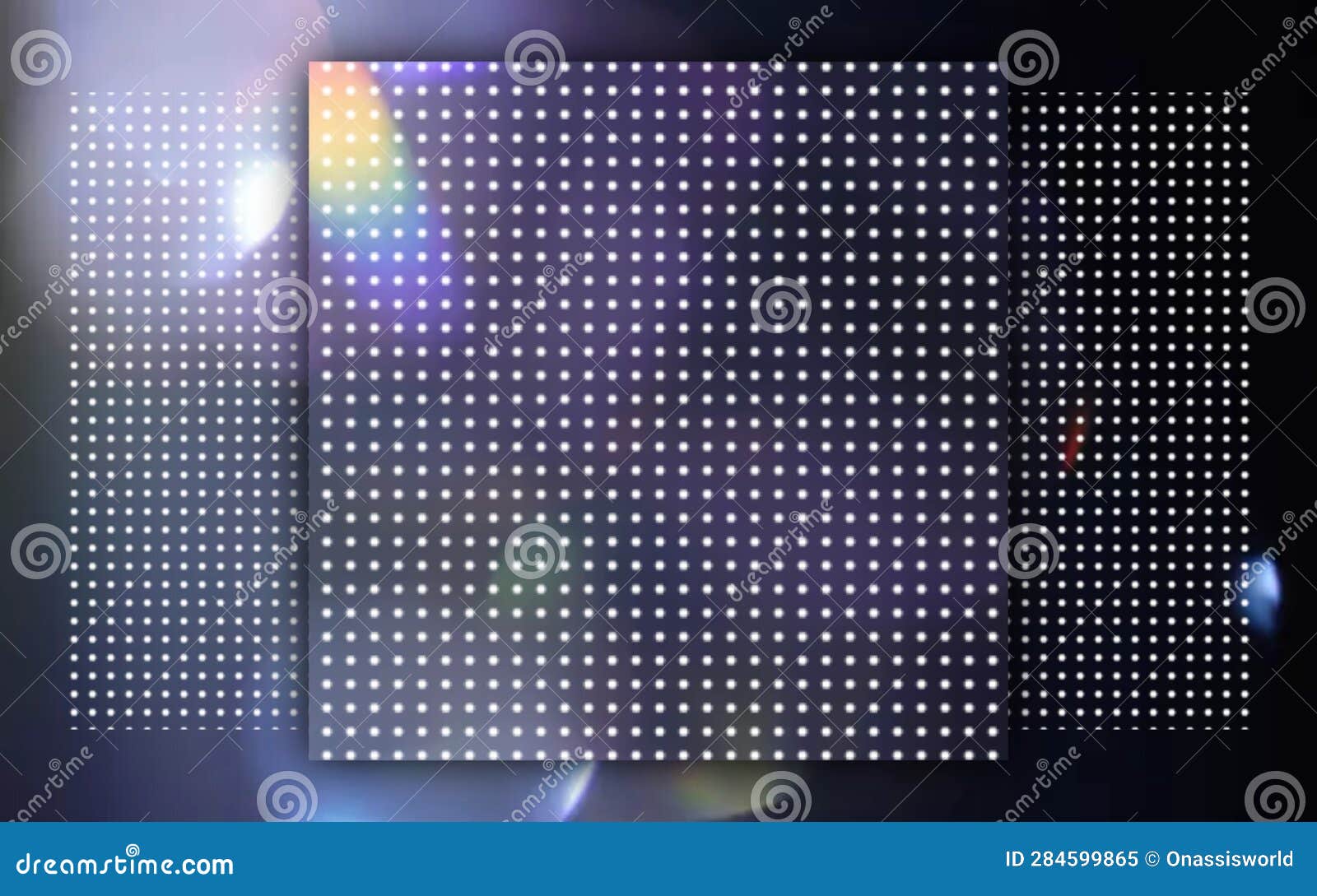Blue Anamorphic Light Abstract Background Shapes and Blurs Stock Image ...
