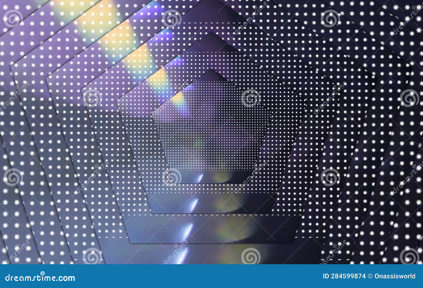 Blue Anamorphic Light Abstract Background Shapes and Blurs Stock Photo ...