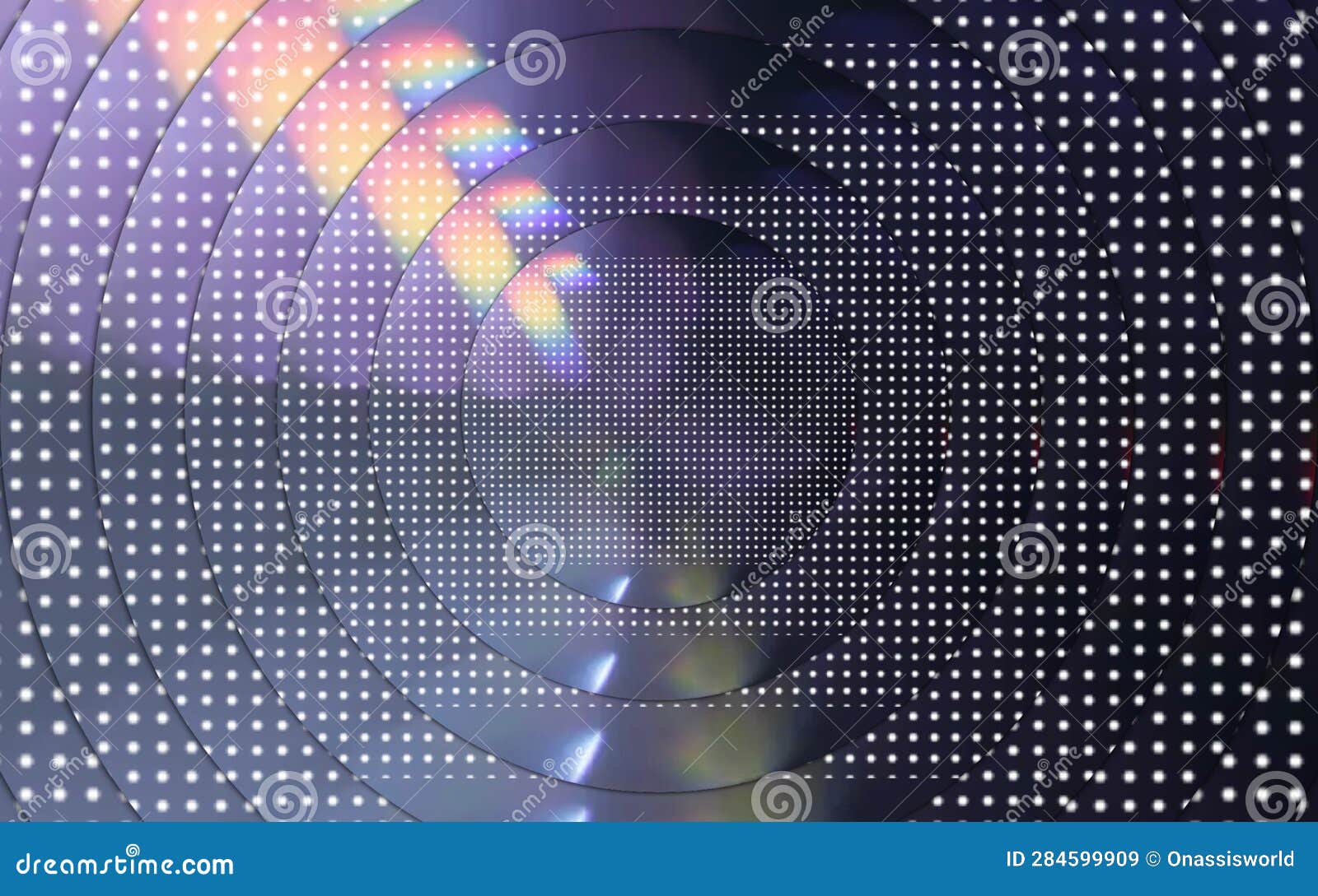 Blue Anamorphic Light Abstract Background Shapes and Blurs Stock Image ...