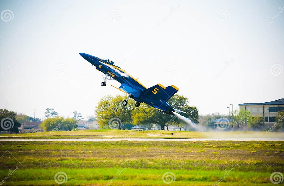 Blue Angel Fighter Jet editorial stock image. Image of aviation - 23193534