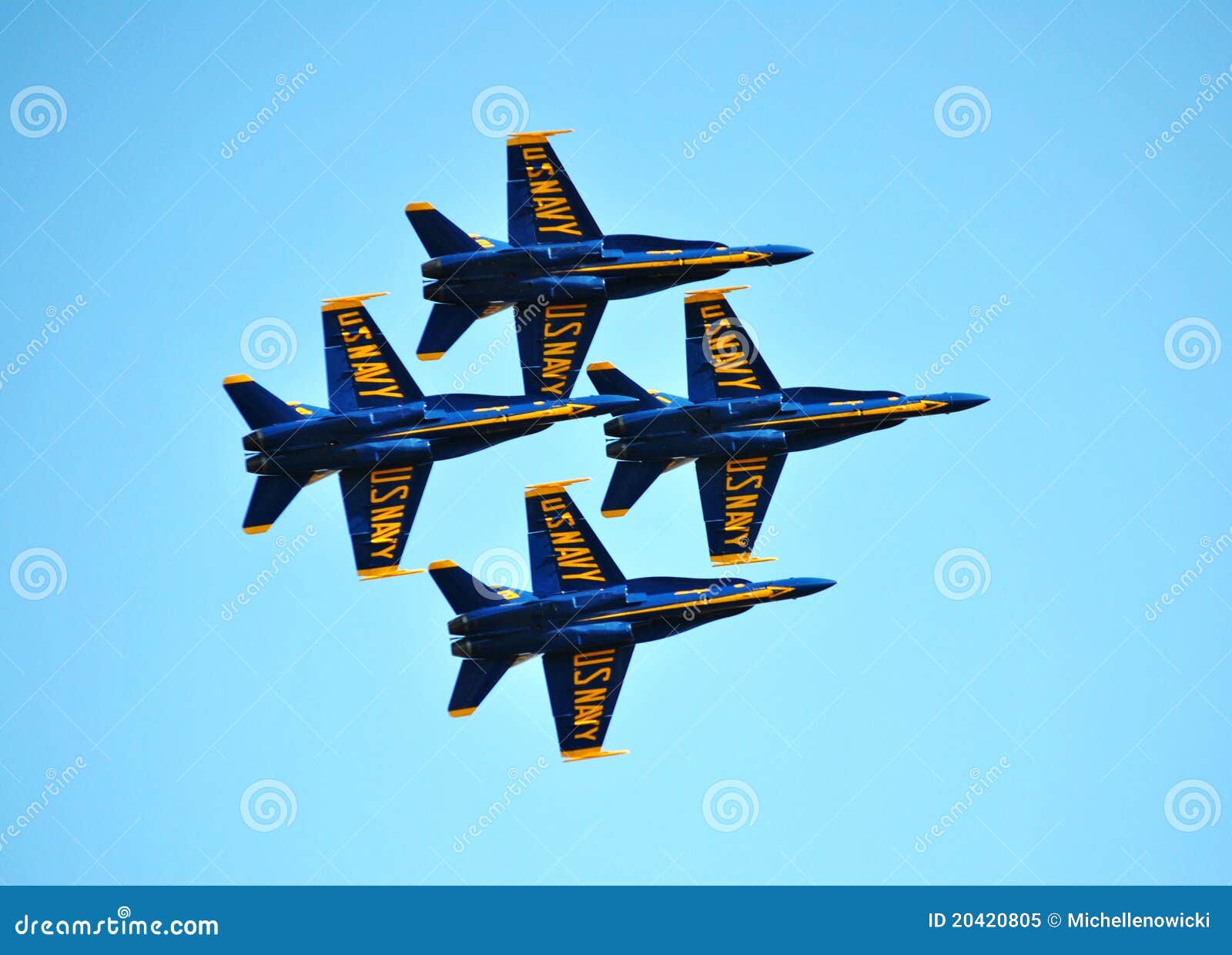 Blue Angels stock image. Image of military, blue, yellow - 20420805