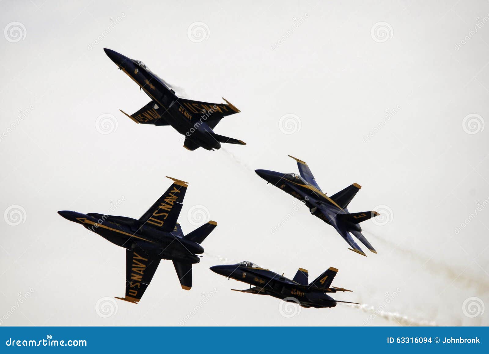 Blue Angels Diamond Break editorial stock image. Image of show - 63316094