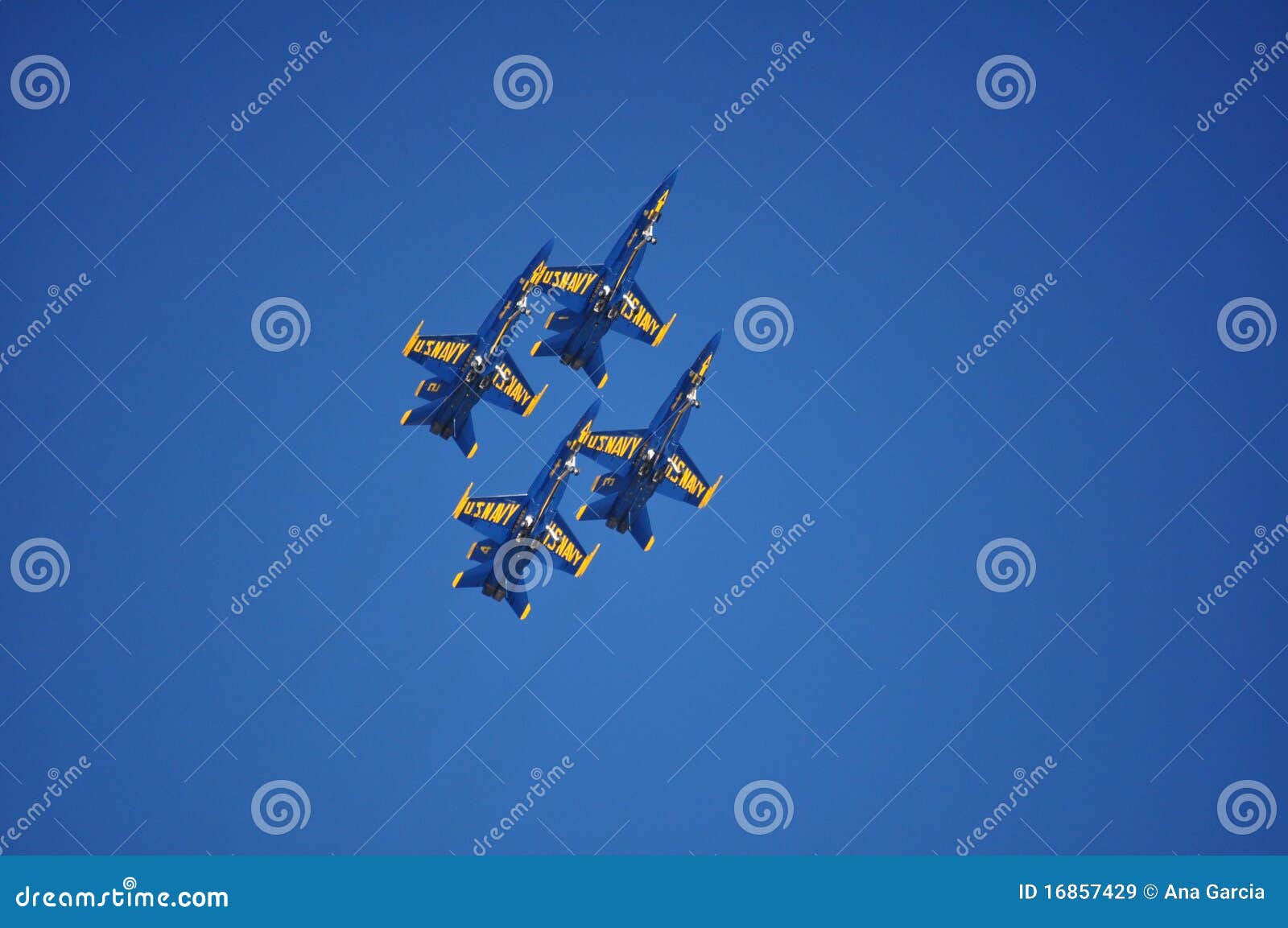 Blue Angels Diamond Formation Editorial Stock Image - Image of ...