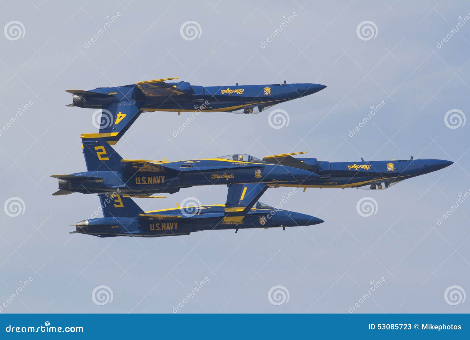 Blue Angels in flight editorial stock photo. Image of airplane - 53085723