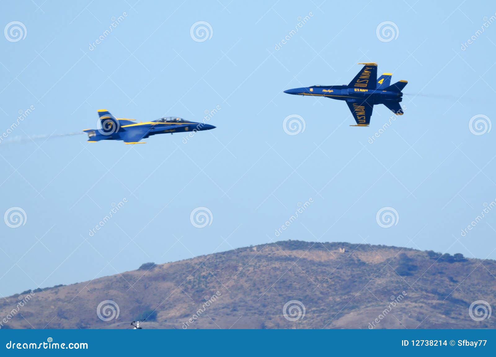 Blue Angels Fly at Each Other Editorial Stock Image - Image of ...