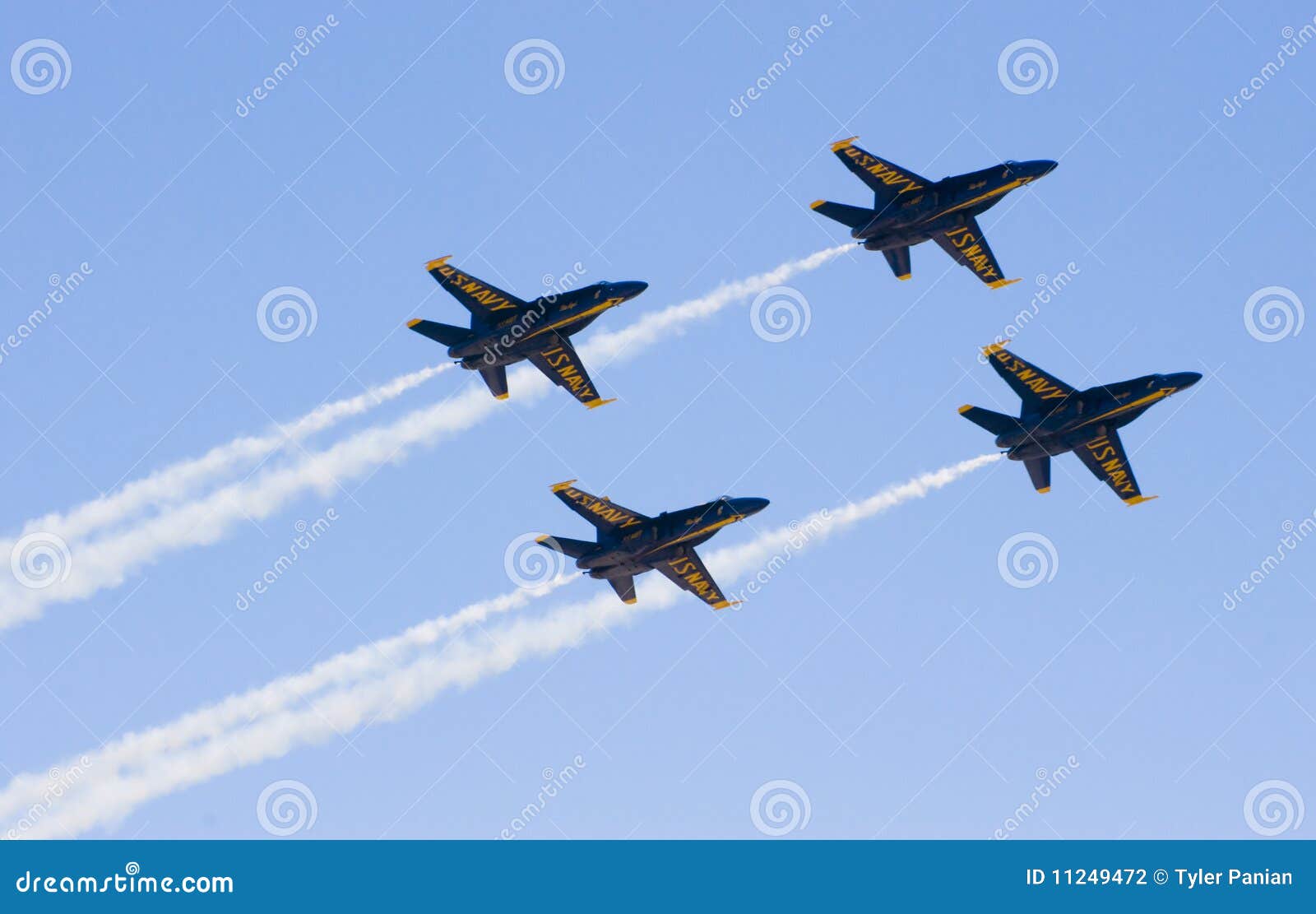 Blue Angels Flying in Formation Editorial Photography - Image of ...