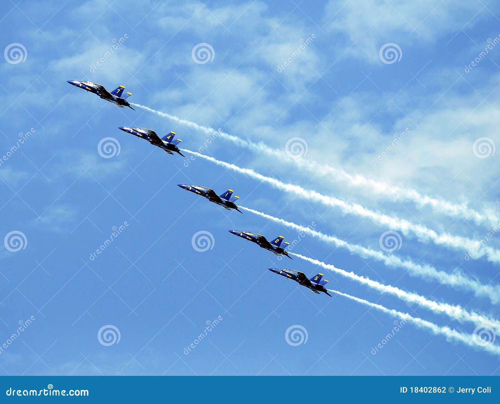 Blue Angels formation editorial photography. Image of clouds - 18402862
