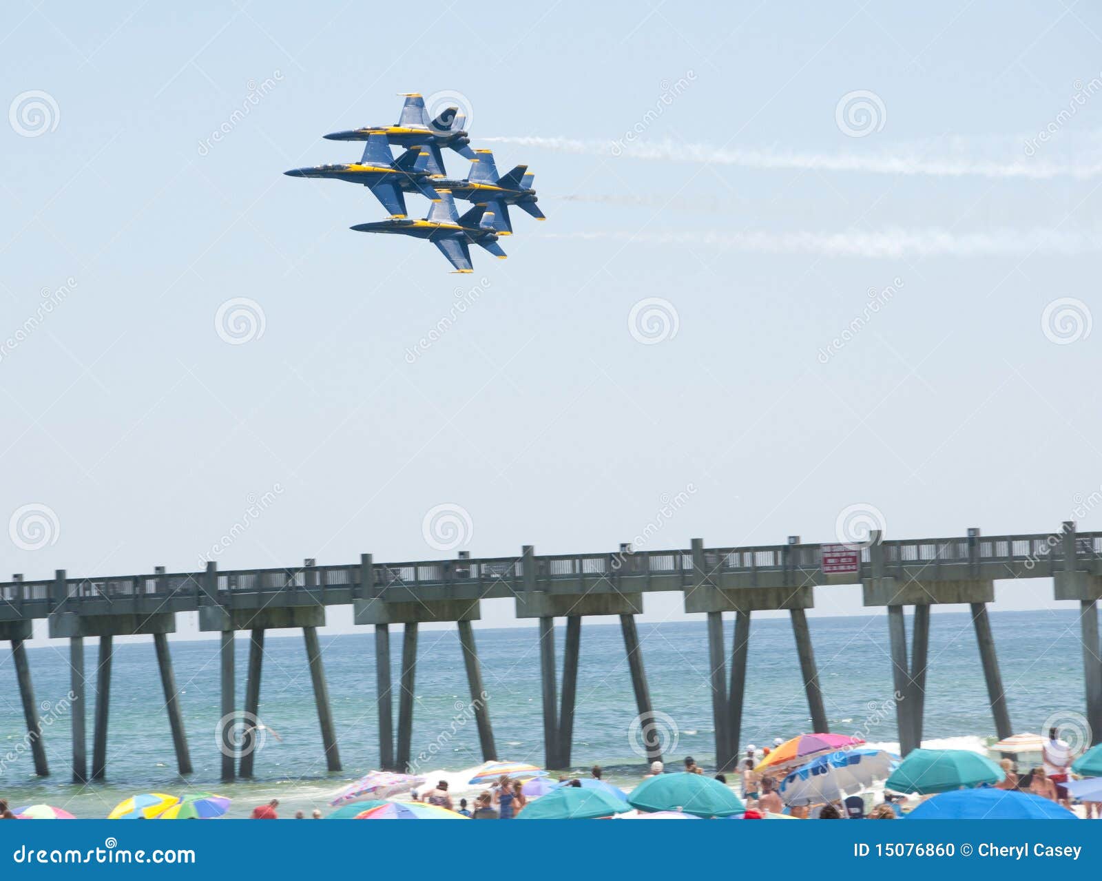 Blue Angels Pensacola Beach Airshow Editorial Image - Image of albert ...