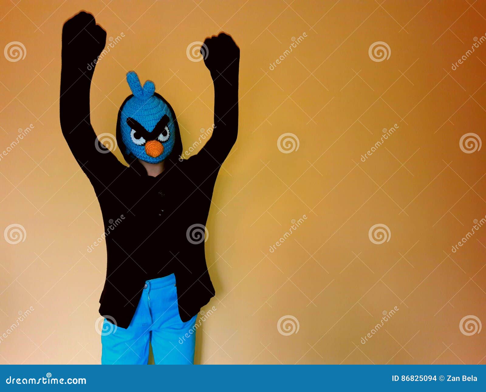 Blue Angry Bird Boxing Winner Stock Photos - Free & Royalty-Free Stock ...
