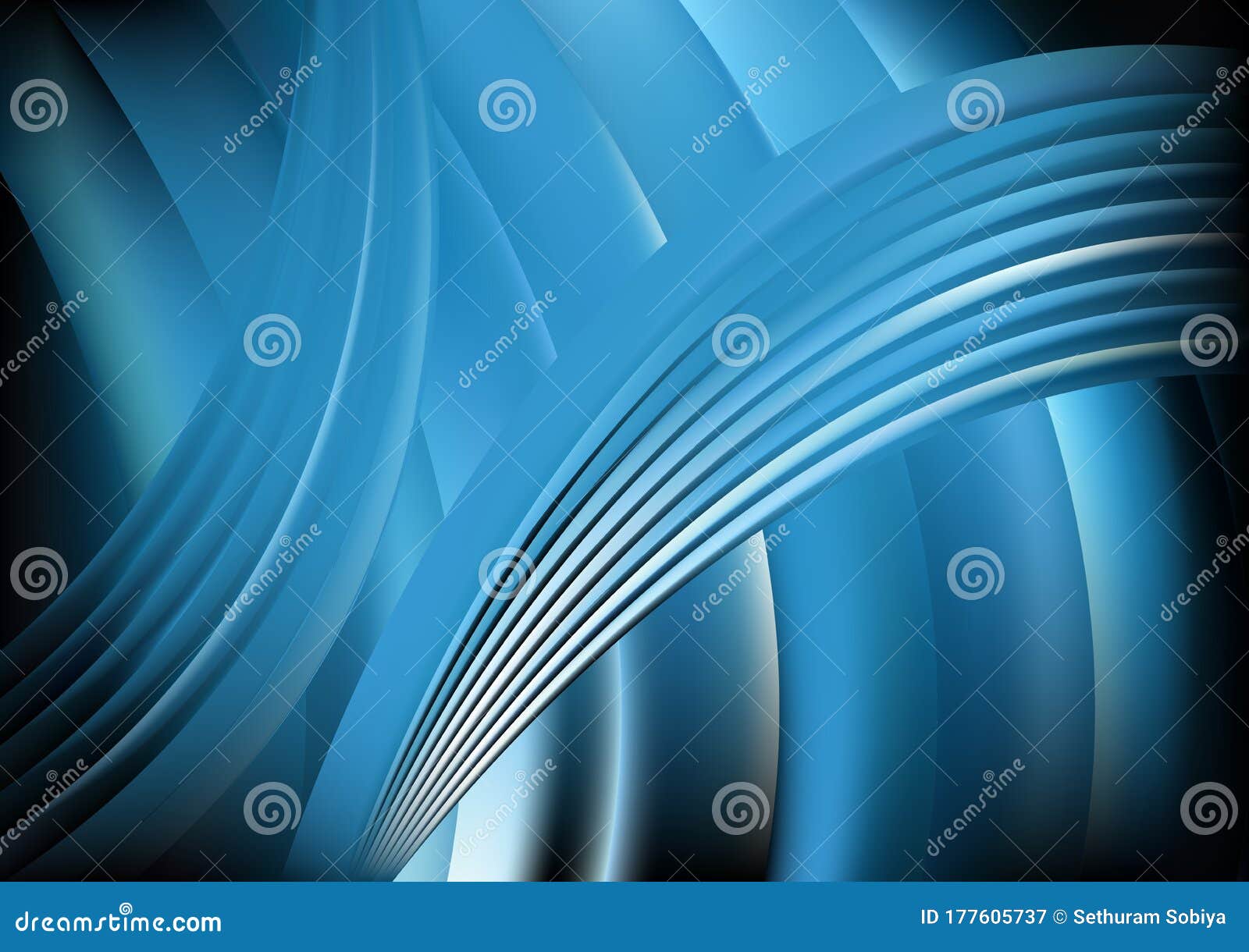 Blue Aqua Decorative Background Vector Illustration Design Stock Vector ...