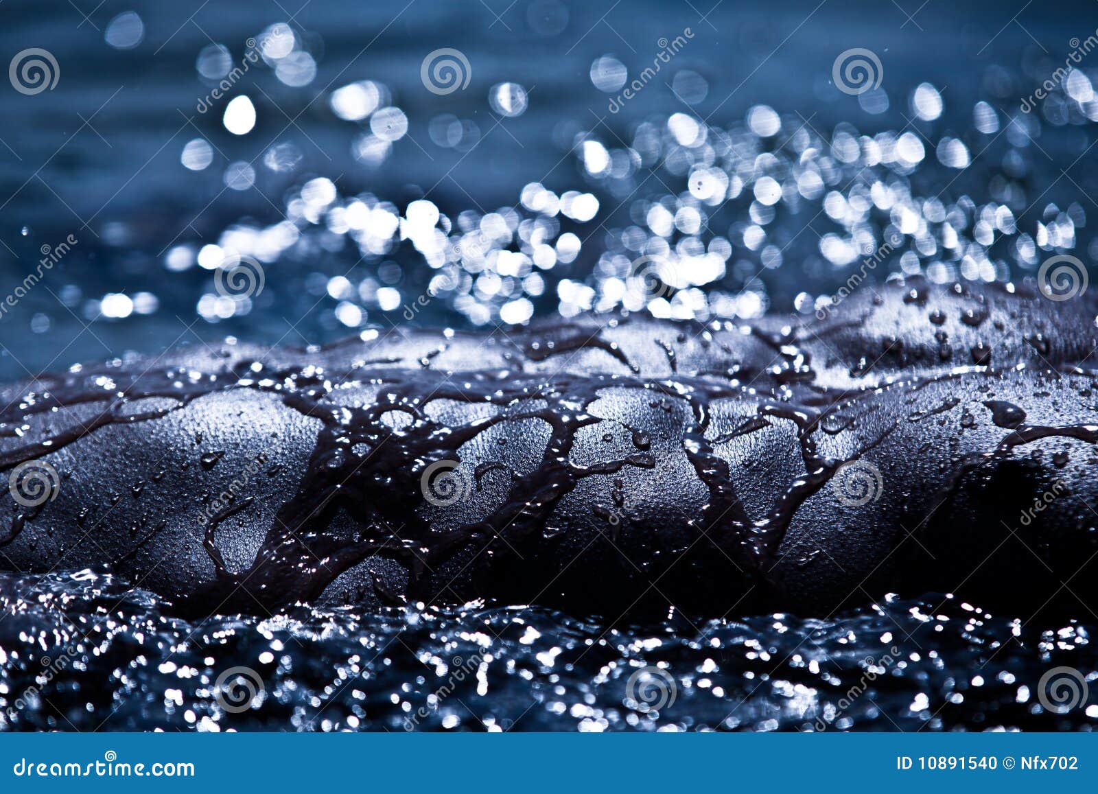 Blue Aquatic Bodyscape stock photo. Image of male, health - 10891540