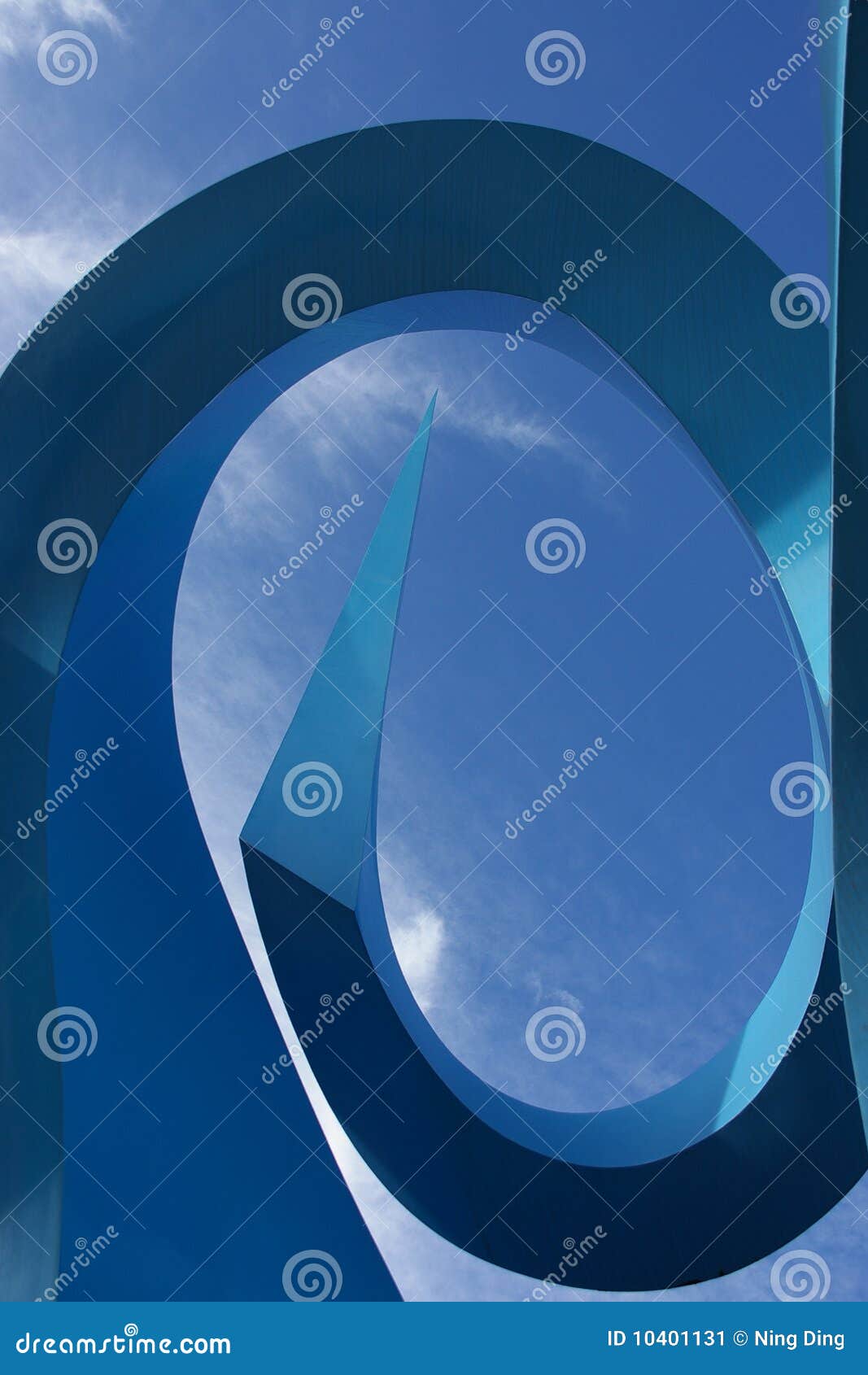 Blue arc stock illustration. Illustration of plastic - 10401131