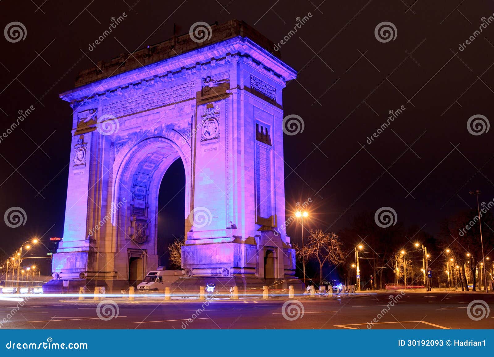 Blue Arch Autism Day editorial stock photo. Image of romania - 30192093
