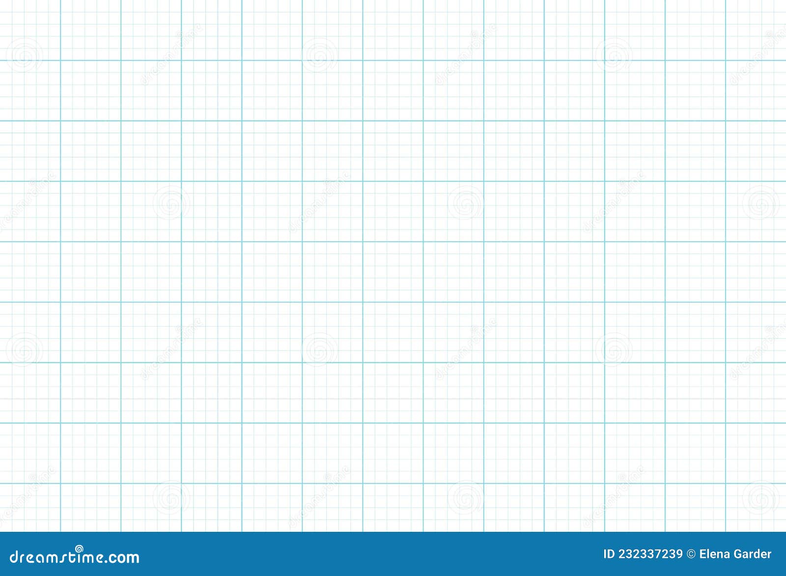 Blue Architect Grid Paper. Graph Empty Blueprint Sheet Stock Vector ...