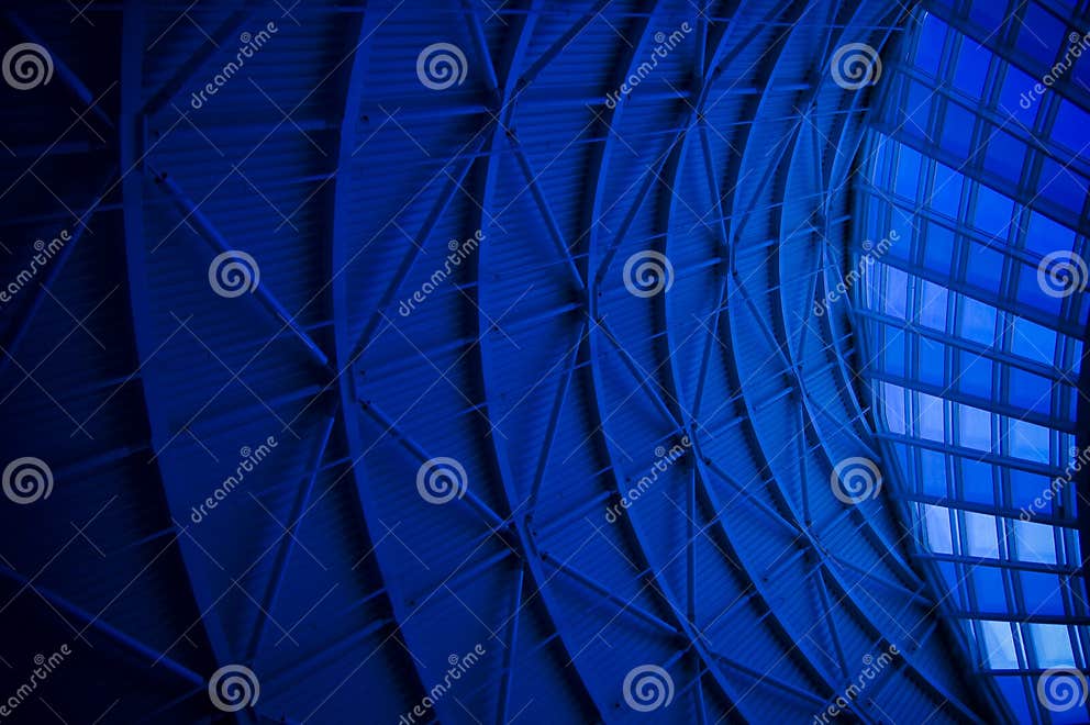 Blue Architectural Abstract Stock Photo - Image of abstract, angled ...