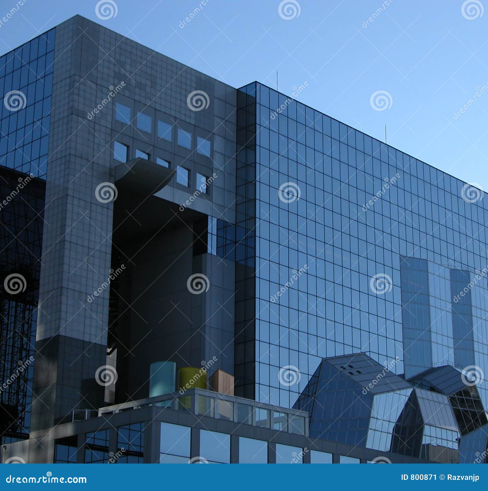 Blue Architectural Structures Stock Image - Image of place, offices: 800871