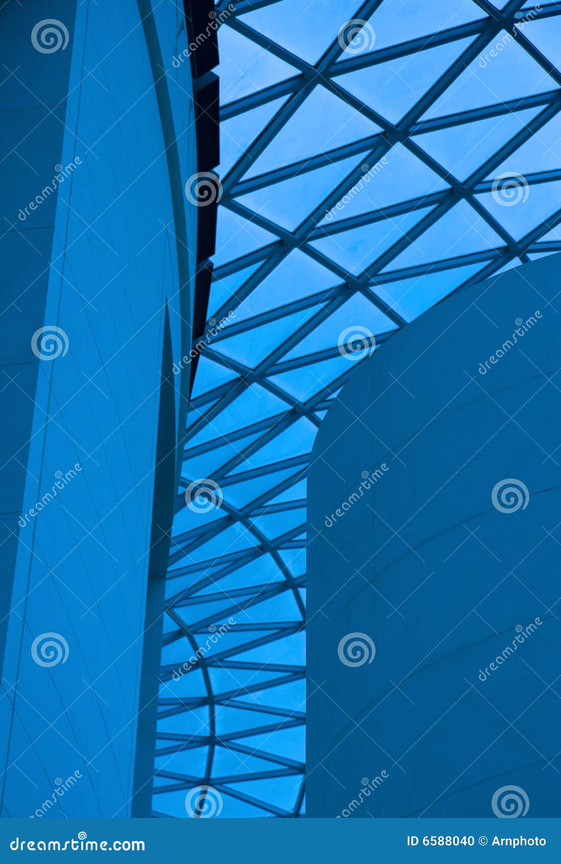 Blue Architecture stock photo. Image of triangular, lines - 6588040