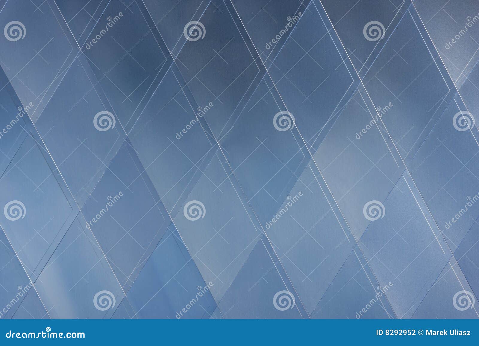 Blue Architecture Abstract - Geometrical Pattern Stock Photo - Image of ...