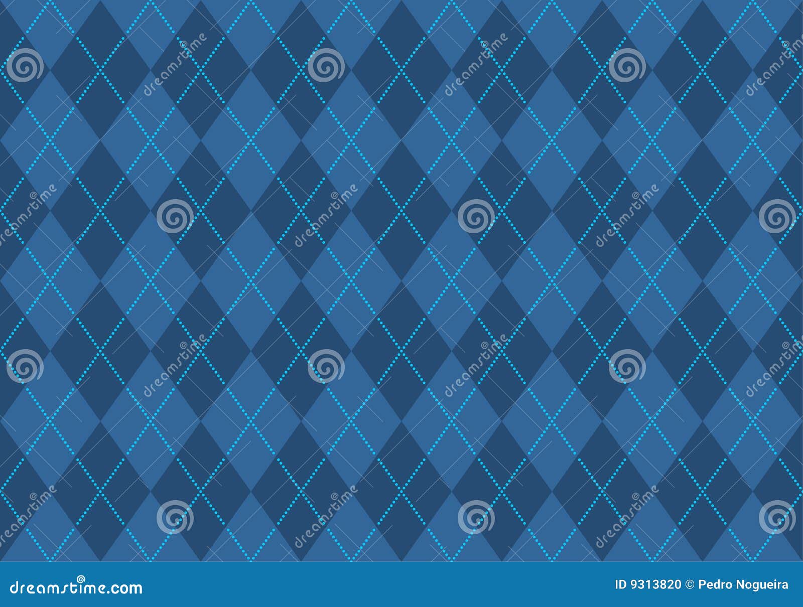 Blue argyle wallpaper stock vector. Illustration of wear - 9313820