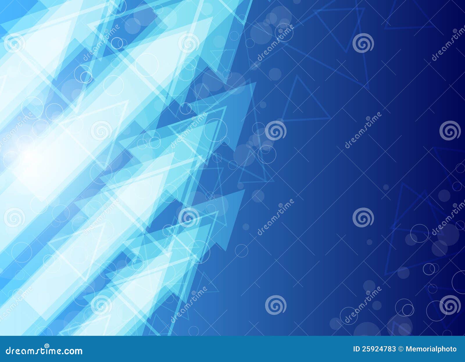 Blue Arrow Abstract Background Stock Vector - Illustration of digital ...
