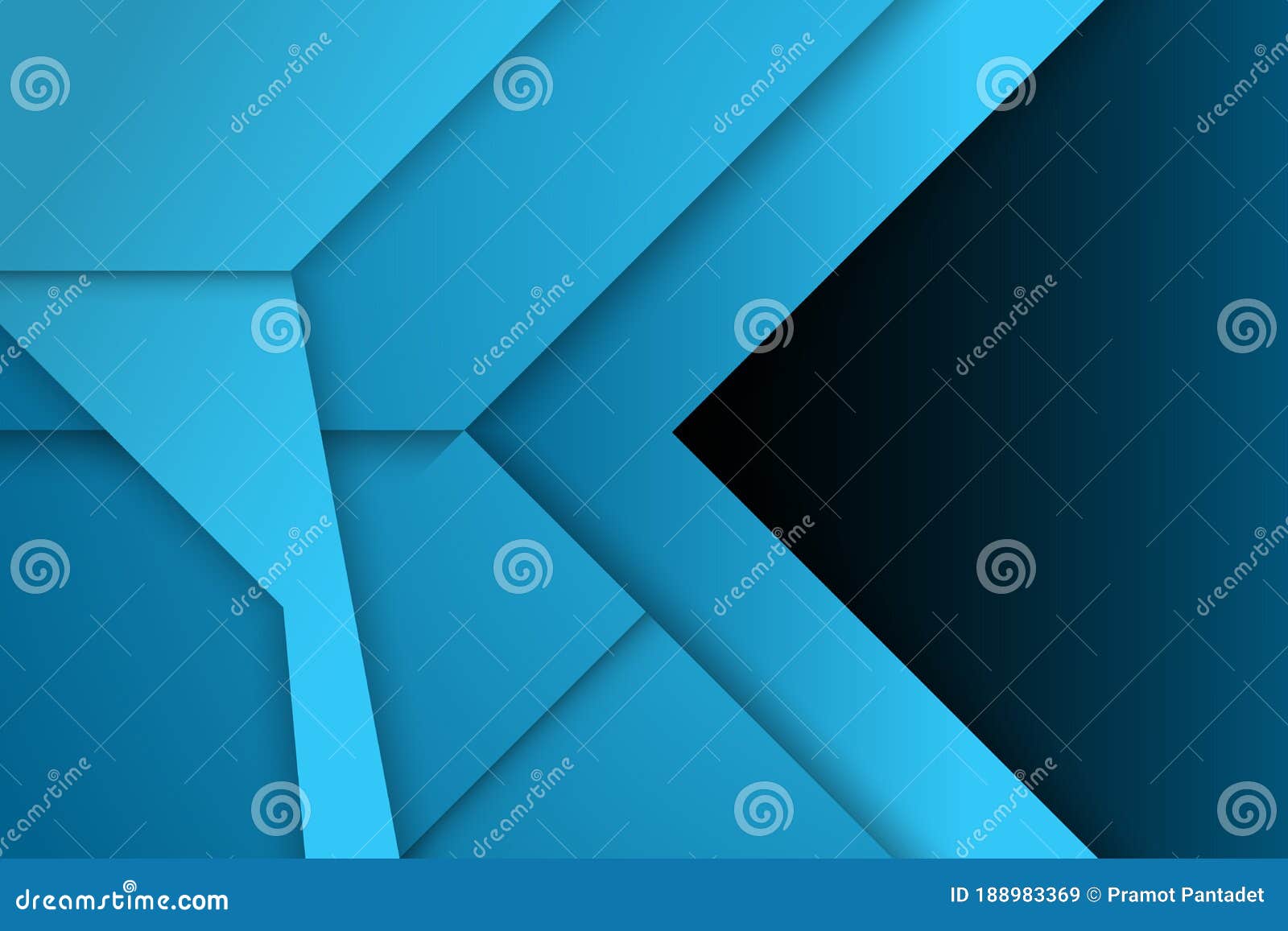 Blue Arrow Design Background. Vector Illustration Stock Vector ...