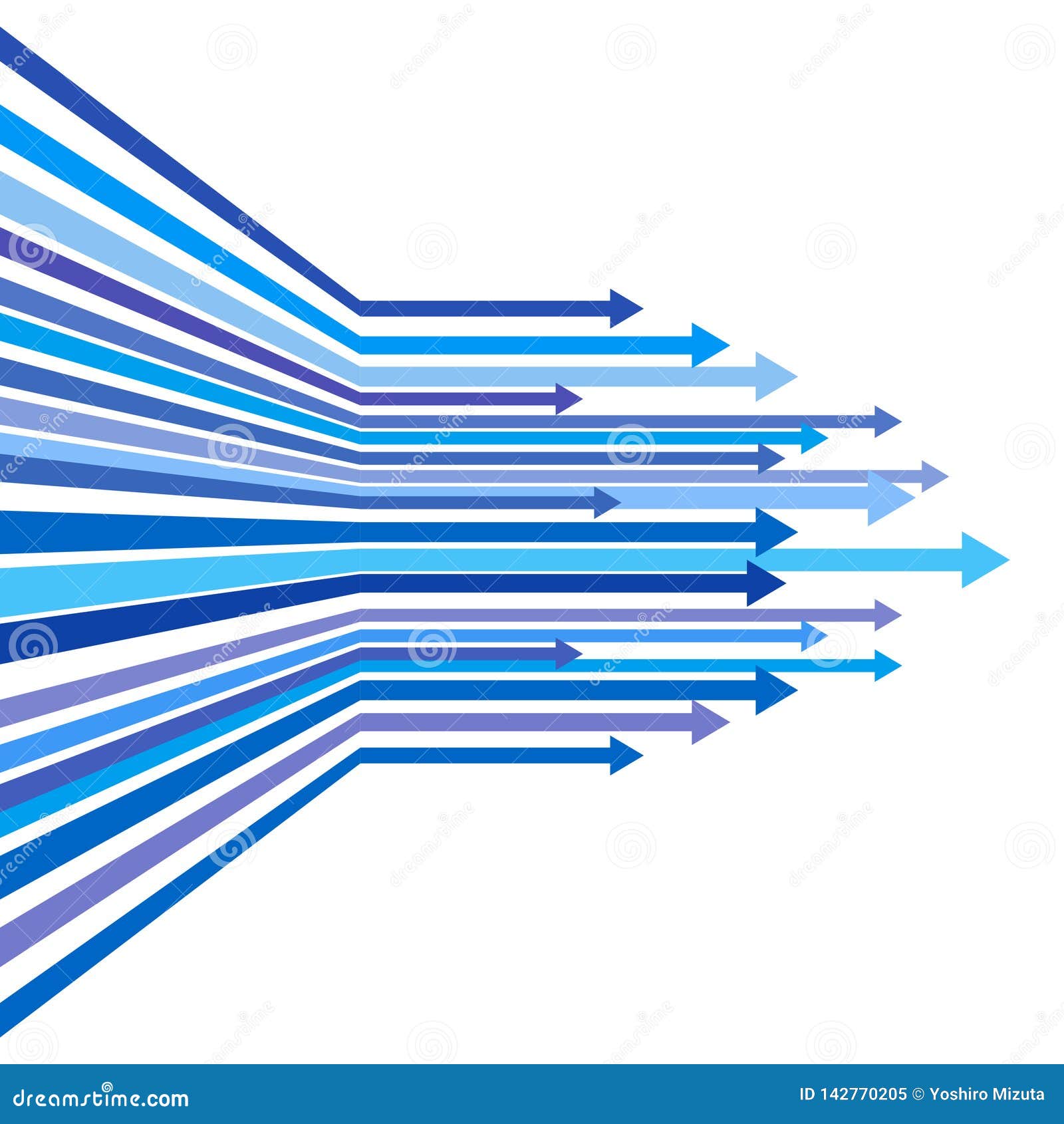Blue Arrow Line Upper Vector Abstract Background Stock Vector ...