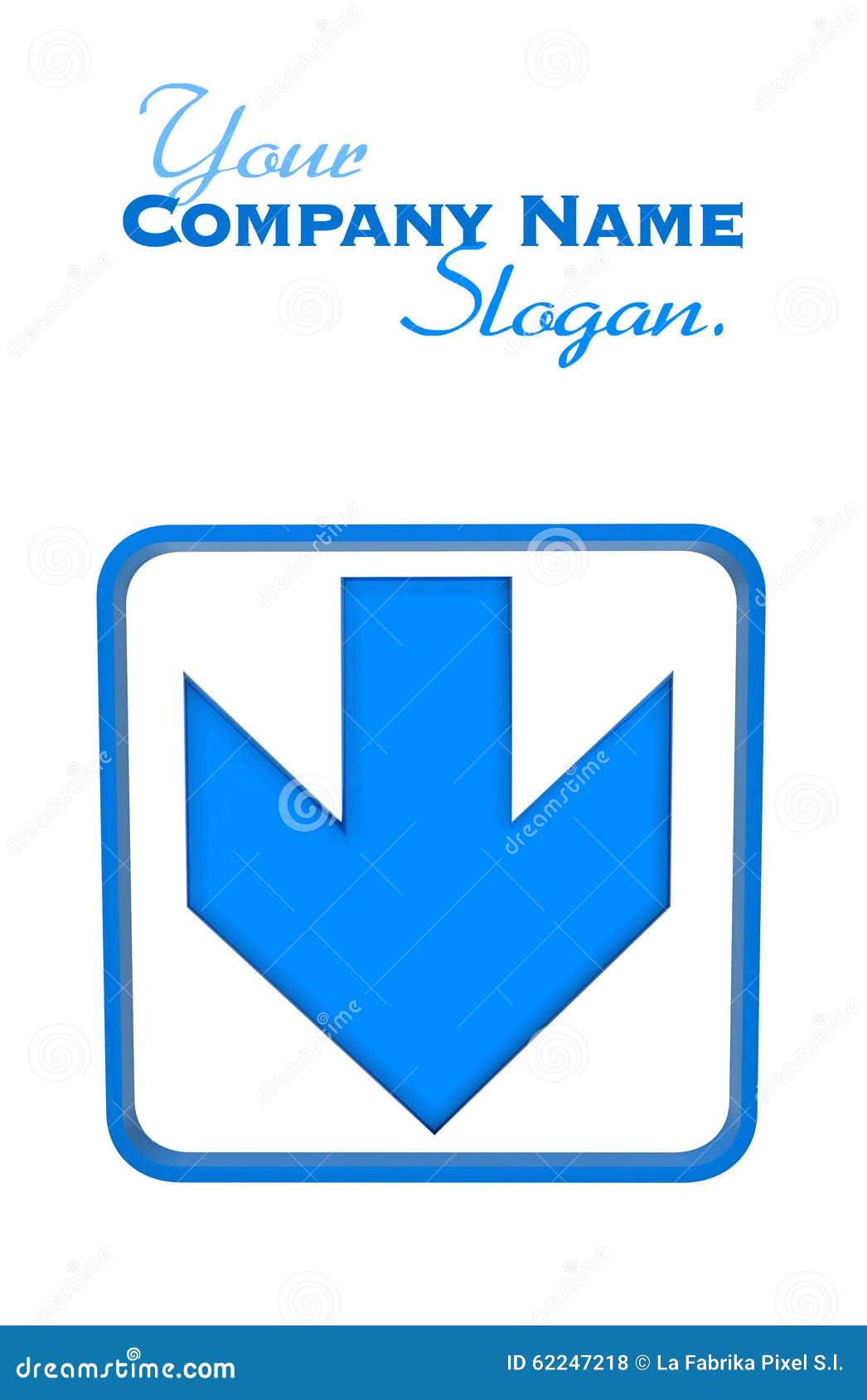 Blue arrow up or down stock illustration. Illustration of bullet - 62247218