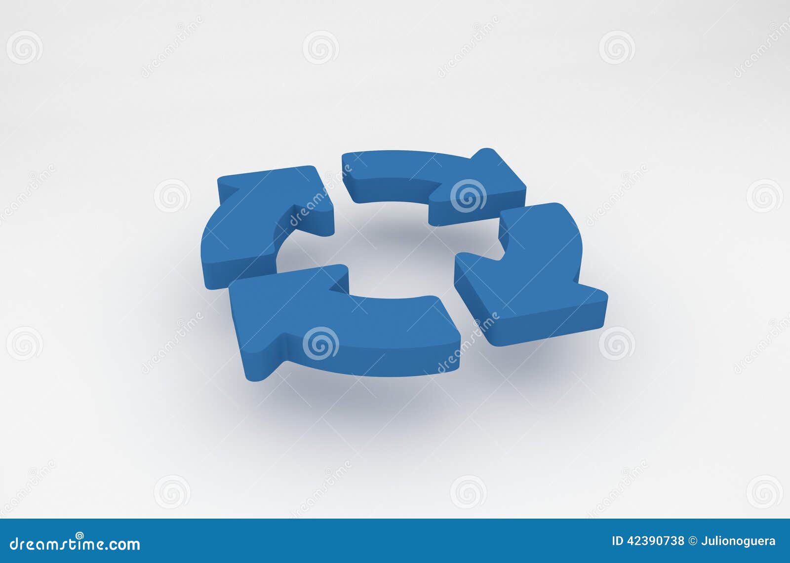 Blue Arrows stock illustration. Illustration of circle - 42390738