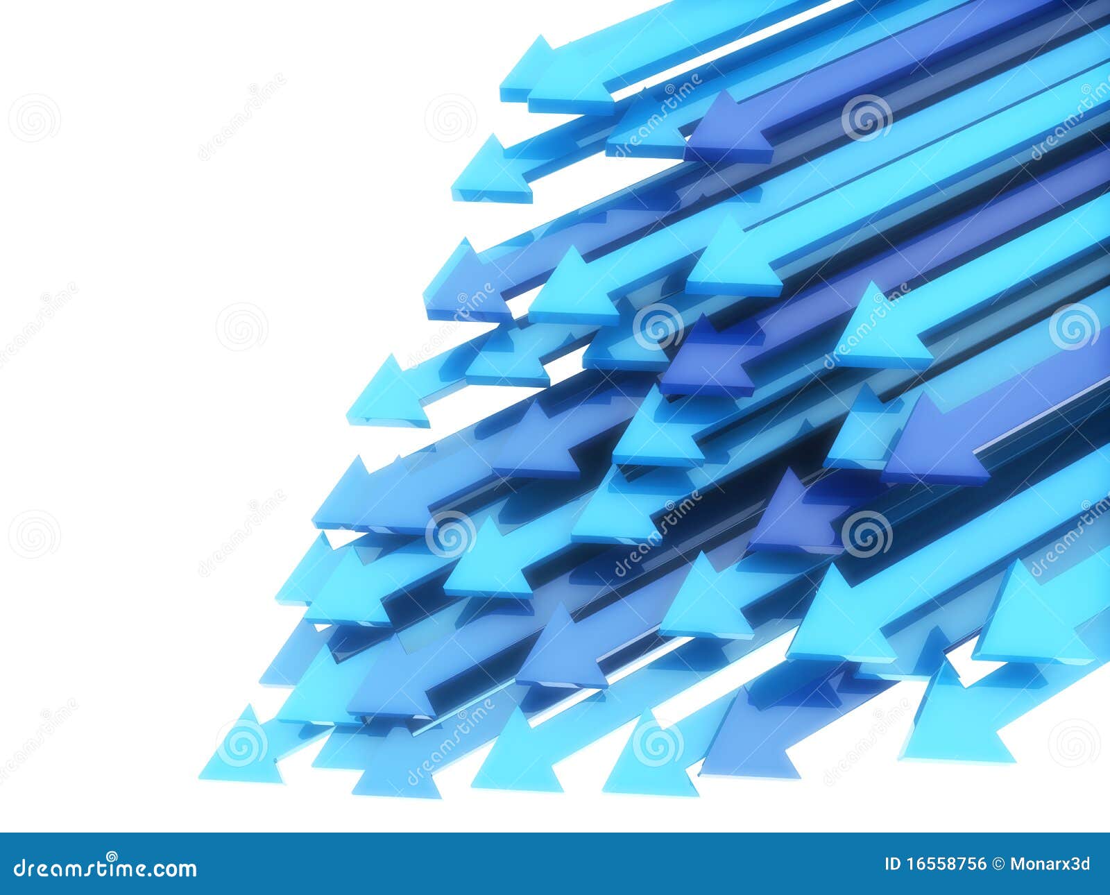Blue arrows diagonal stock illustration. Illustration of geometric ...