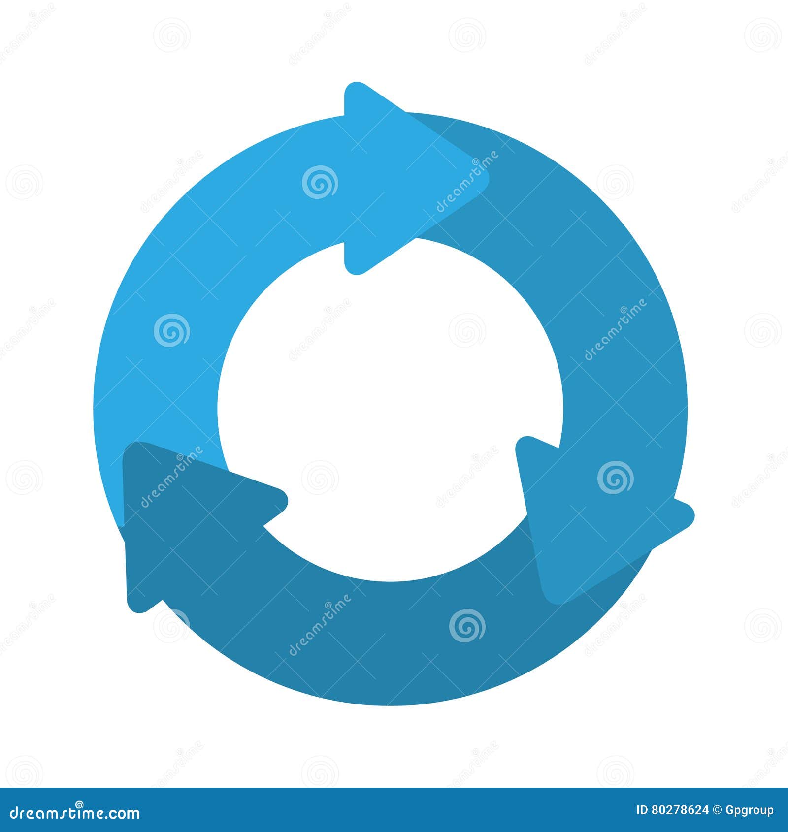 Blue arrows icon stock vector. Illustration of webpage - 80278624