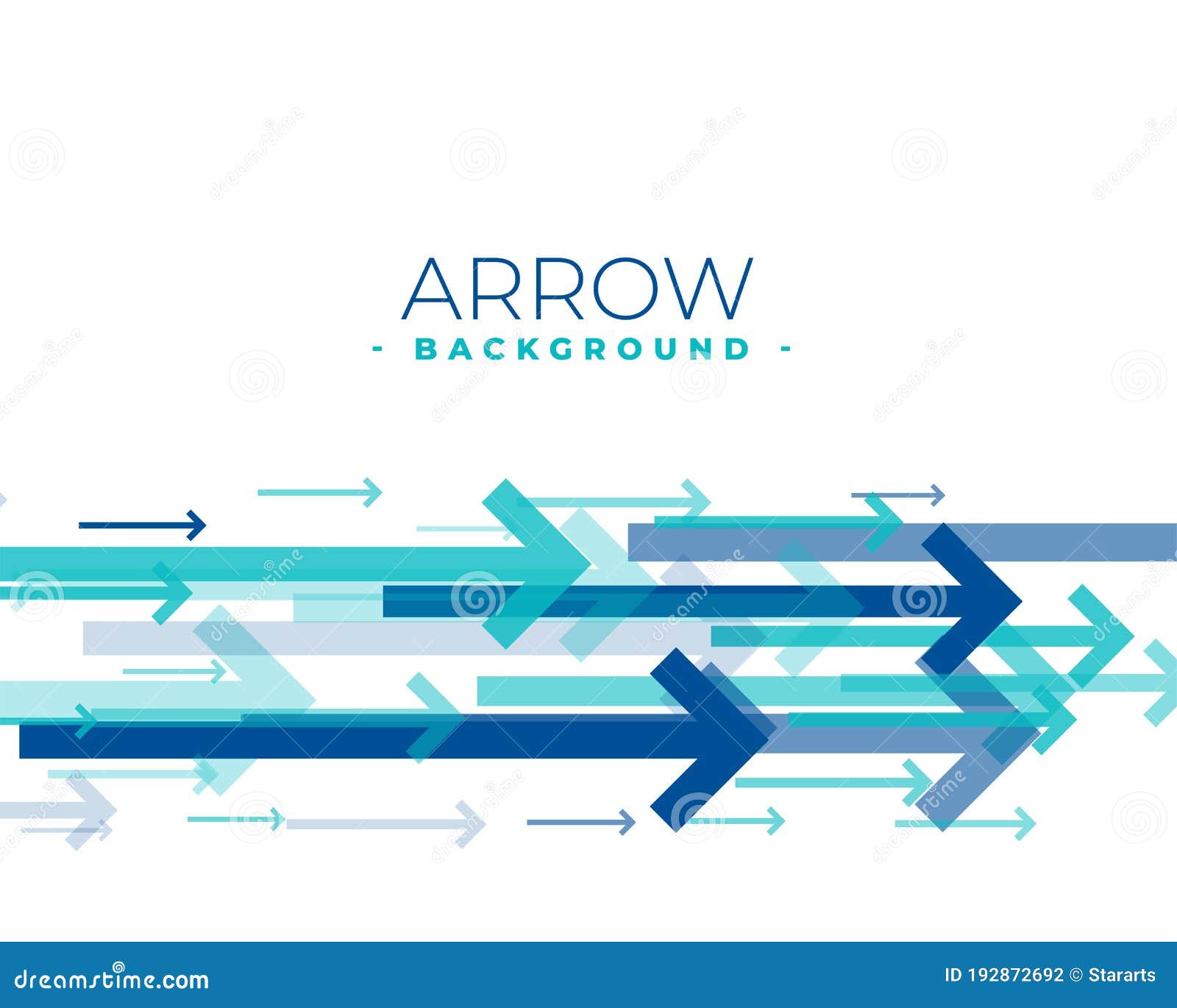 Blue Arrows Moving Forward Background in Blue Color Stock Vector ...