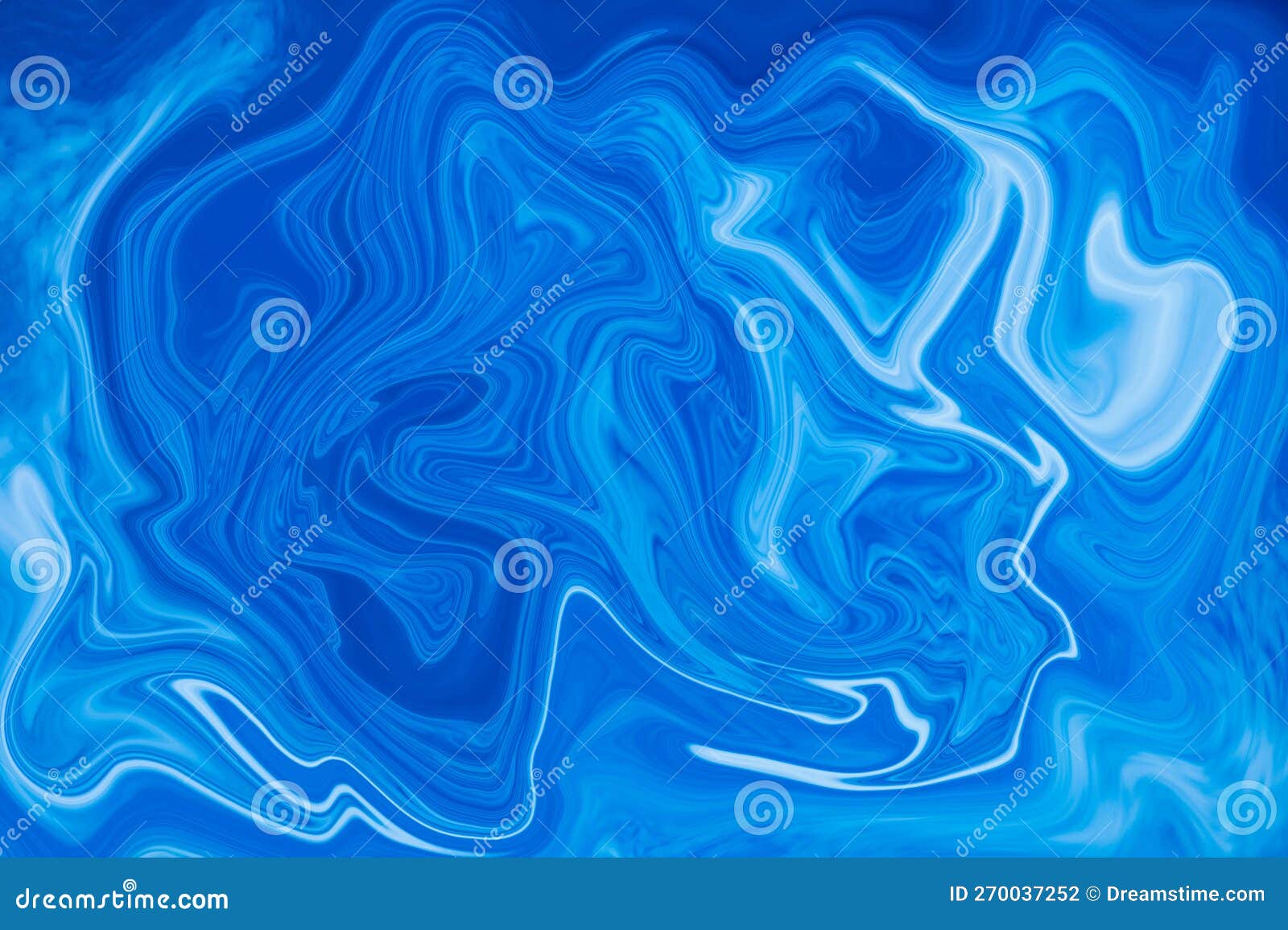 Blue Art Pattern Design Work, Used As Background Stock Illustration ...