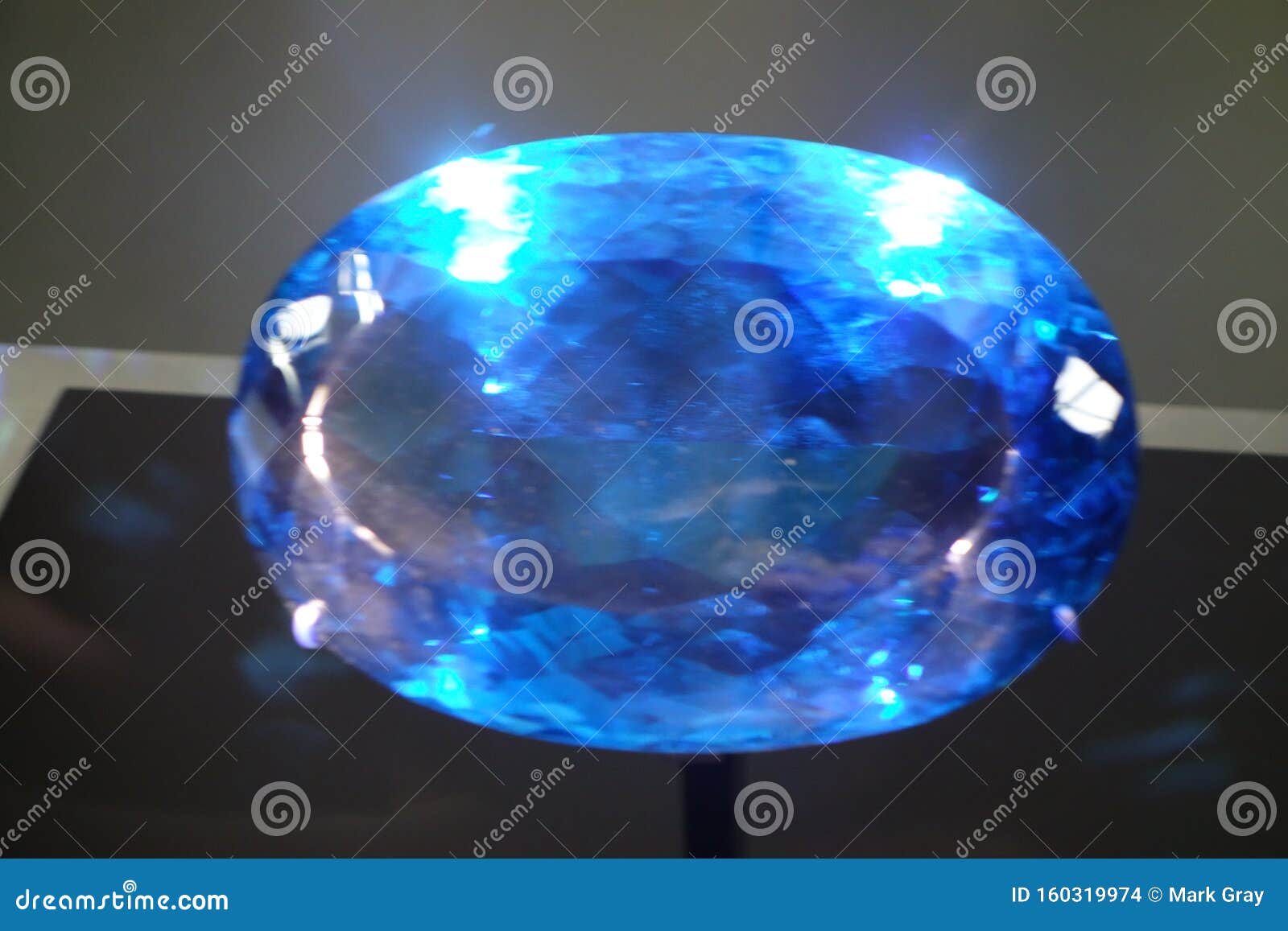 Blue As Ice Gem stock photo. Image of sparkles, pure - 160319974