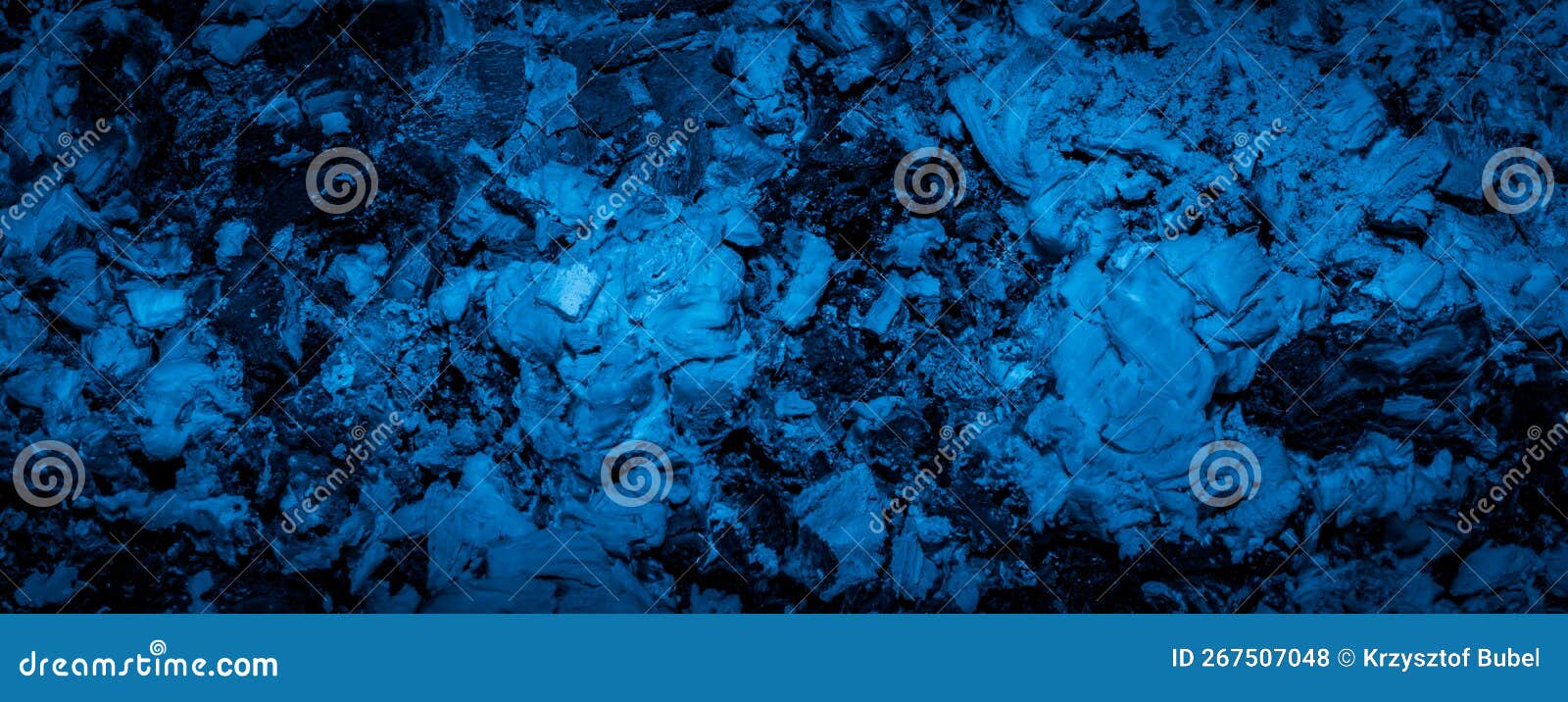 Blue Ash from Burnt Wood with Visible Texture Stock Photo - Image of ...