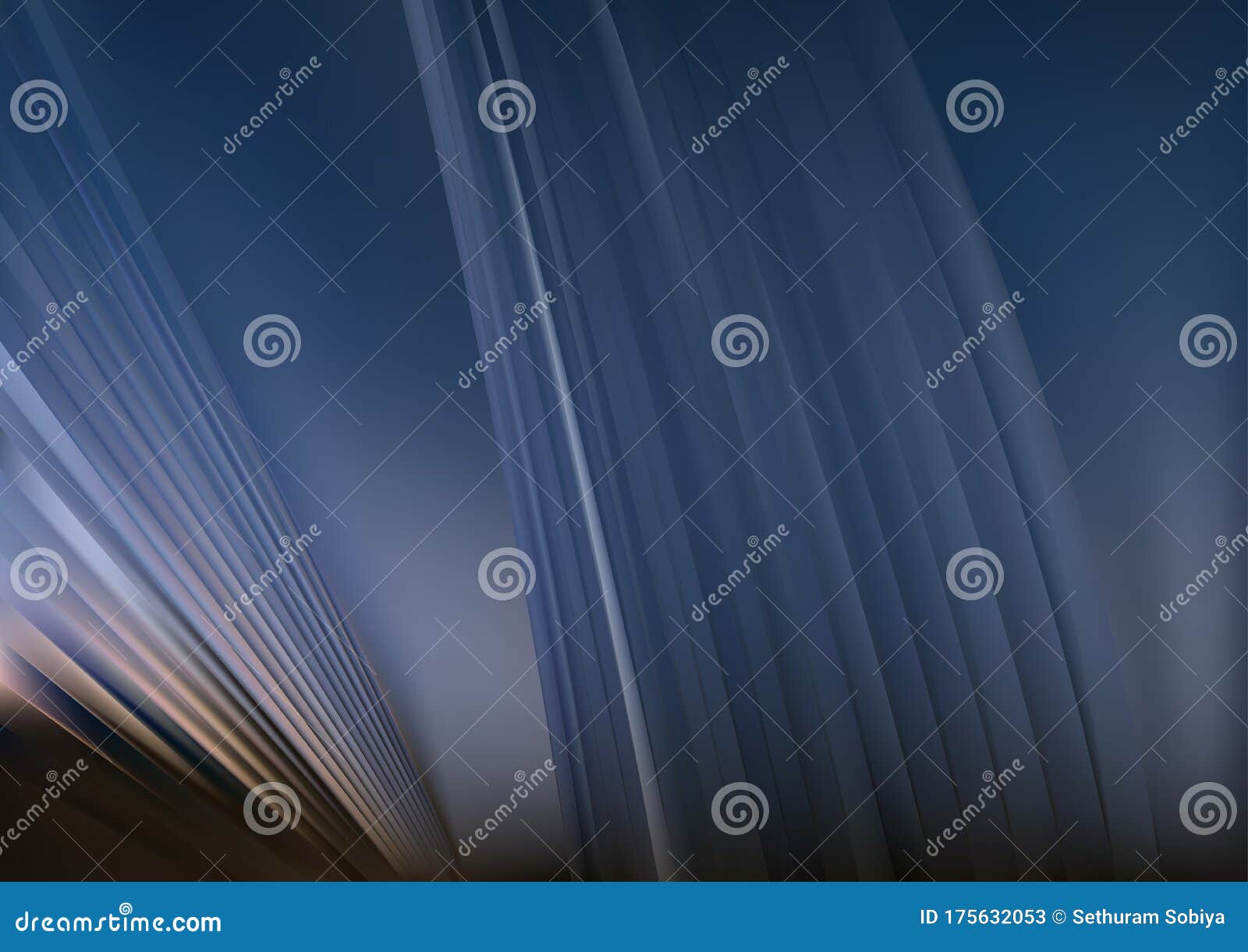 Blue Atmosphere Abstract Background Vector Illustration Design Stock ...