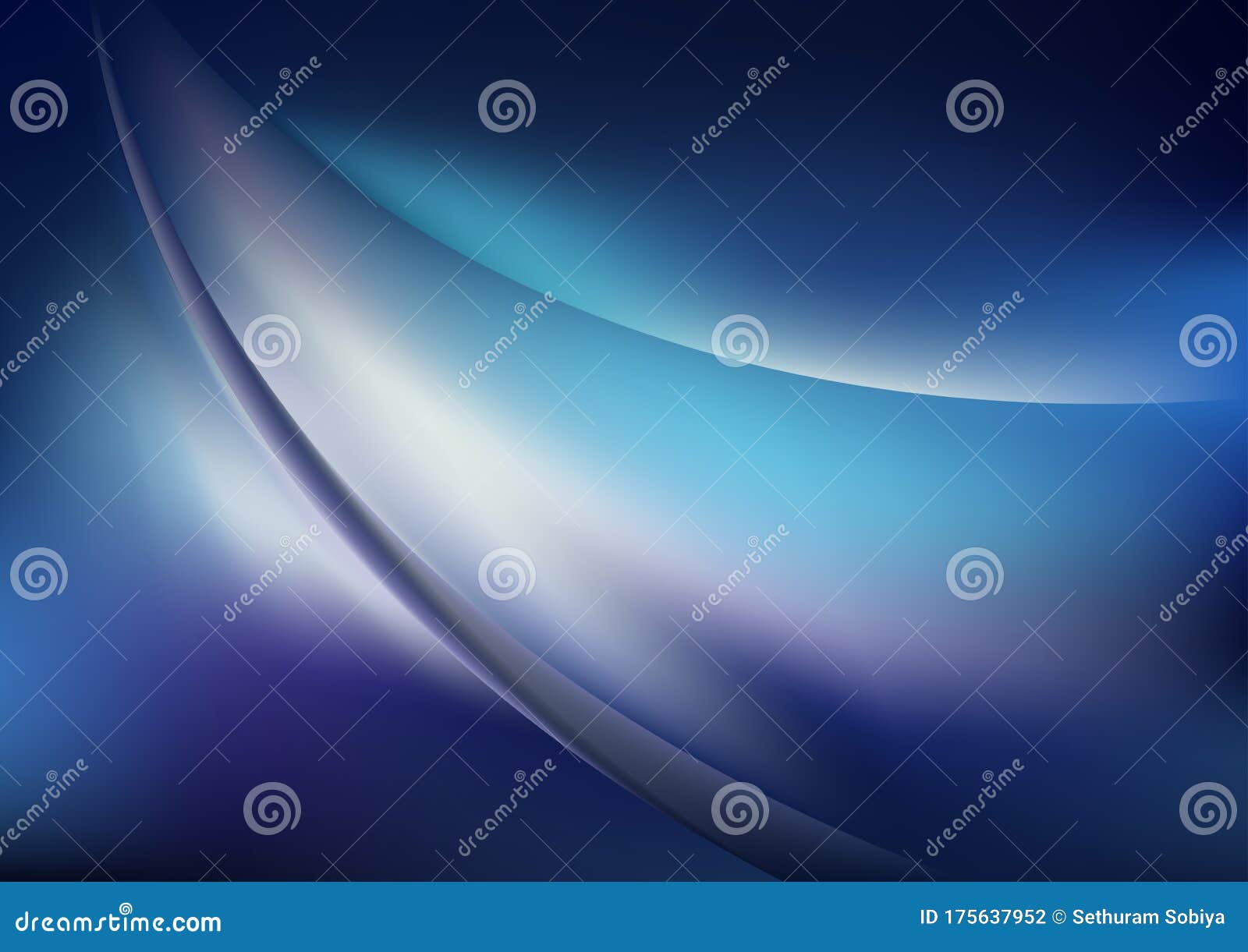 Blue Atmosphere Creative Background Vector Illustration Design Stock ...