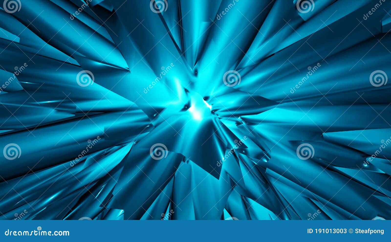Blue Audio Visualizer or Abstract Explode Motion Background Stock Video ...