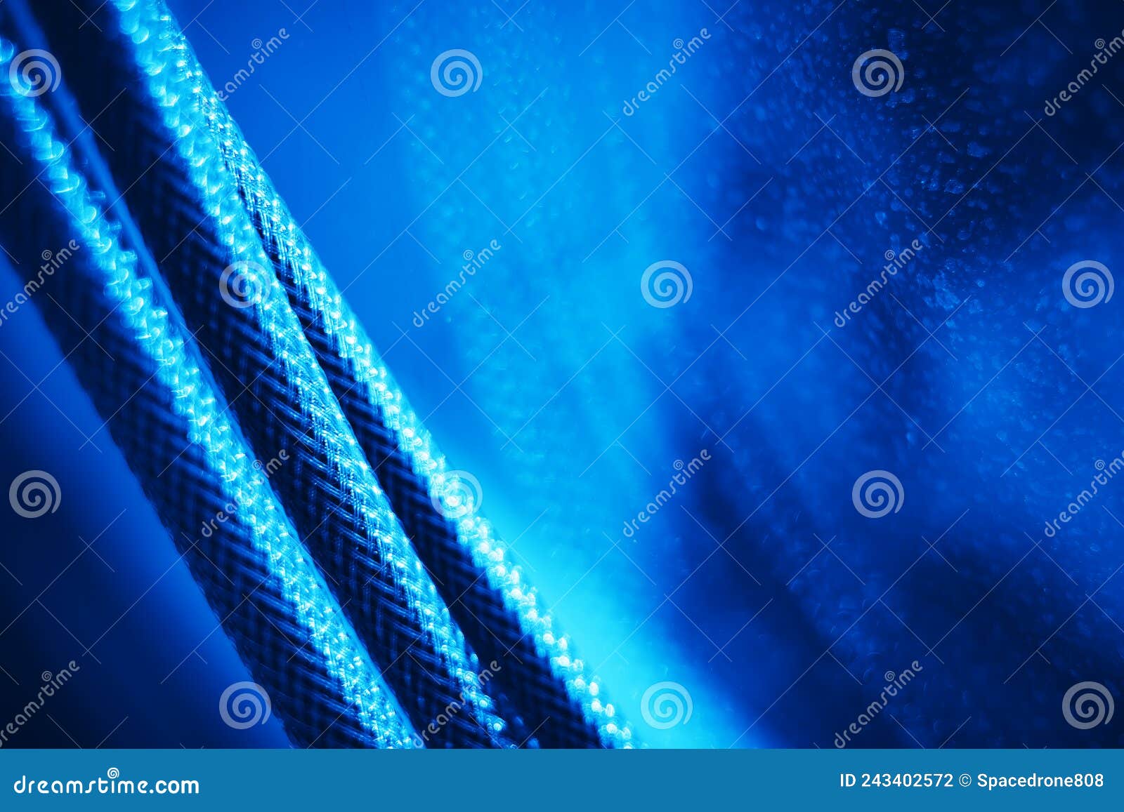 Blue Audiophile Audio Cable Background Stock Photo - Image of optical ...